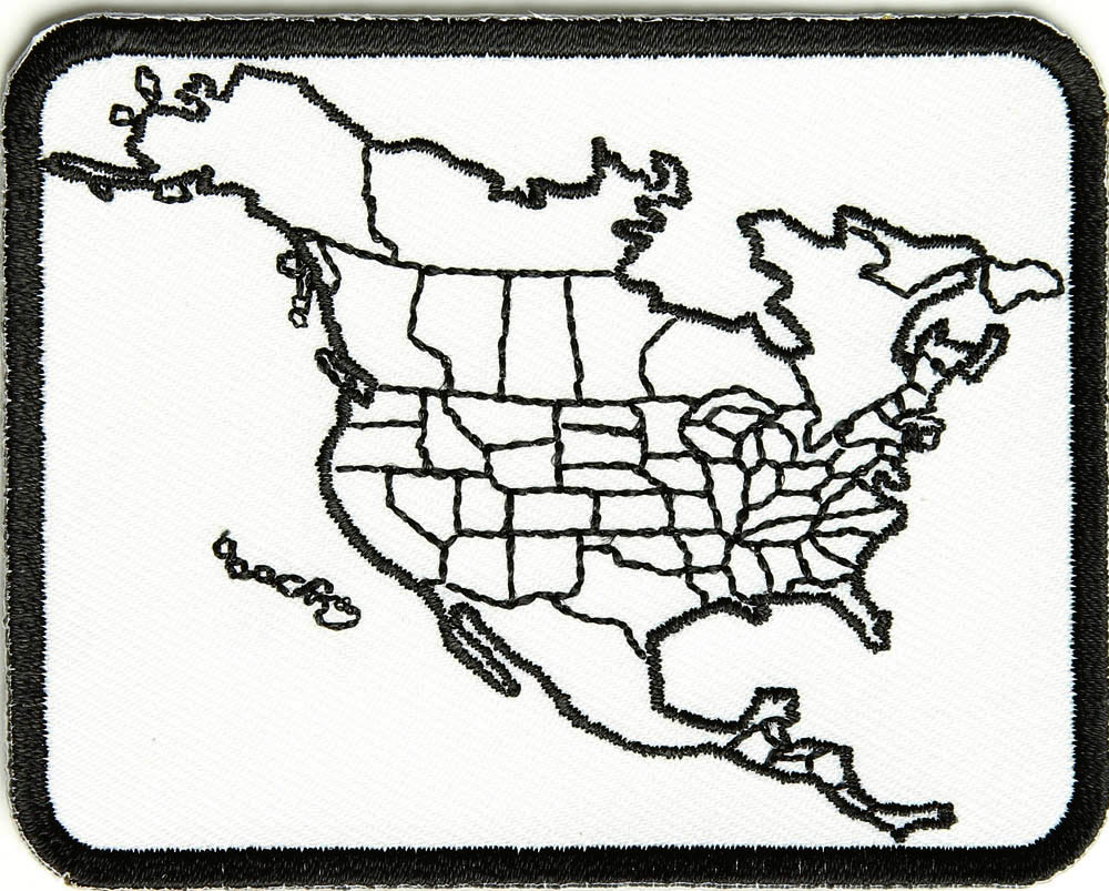 North America Map In Color - United States Map