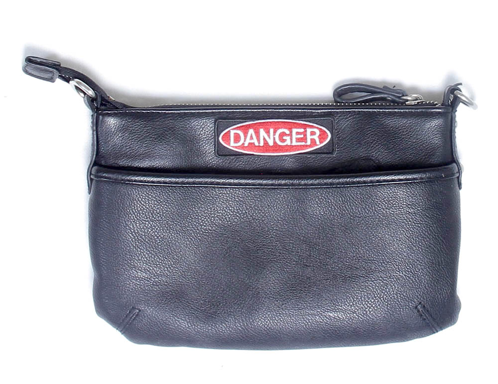 Iron On Danger Patch | Embroidered Patches by Ivamis Patches