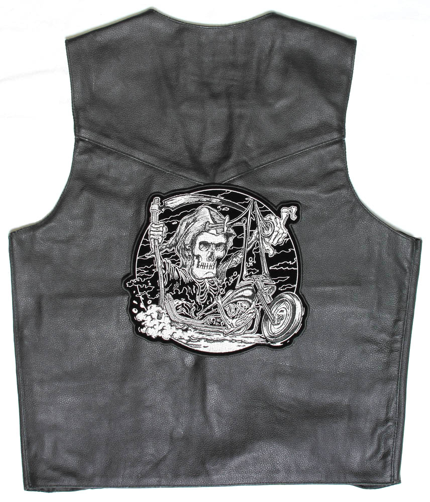 Grim Reaper Rider Biker PATCH | Biker Patches -TheCheapPlace