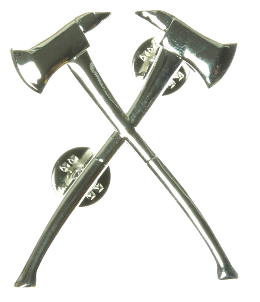 Firefighter Crossed Axes Pin | Pins - TheCheapPlace