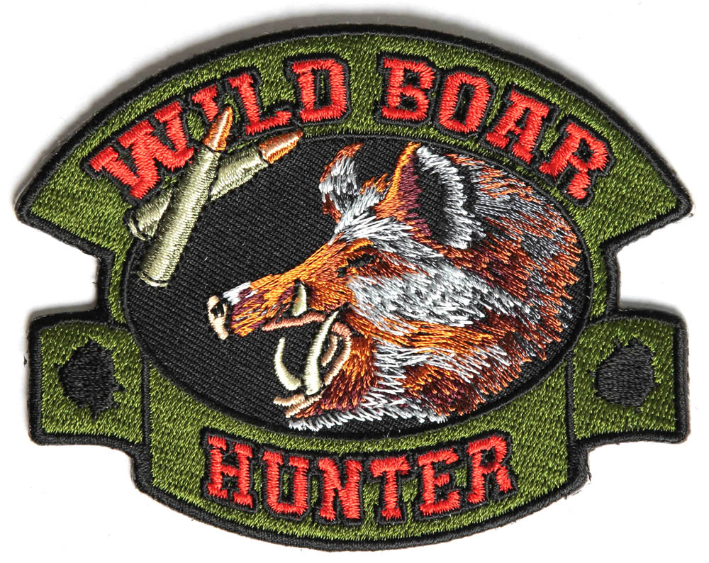 Wild Boar Hunter Patch | Wild Animal Patches -TheCheapPlace