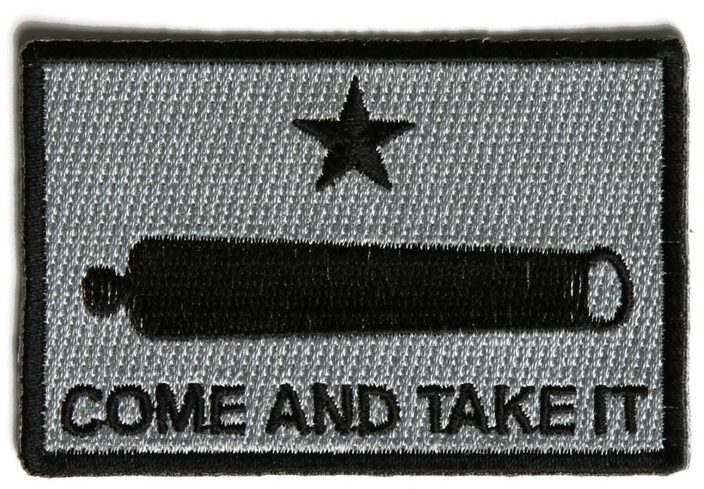 Come and Take It Cannon Star Patch | 2nd Amendment Patches -TheCheapPlace