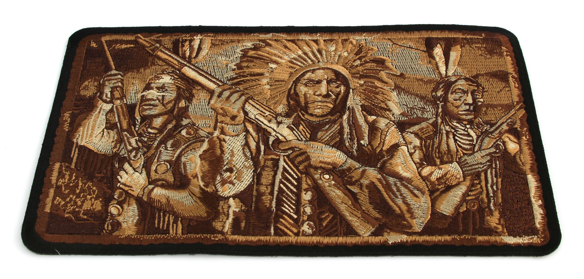 Native Indian Homeland Security Back Patch