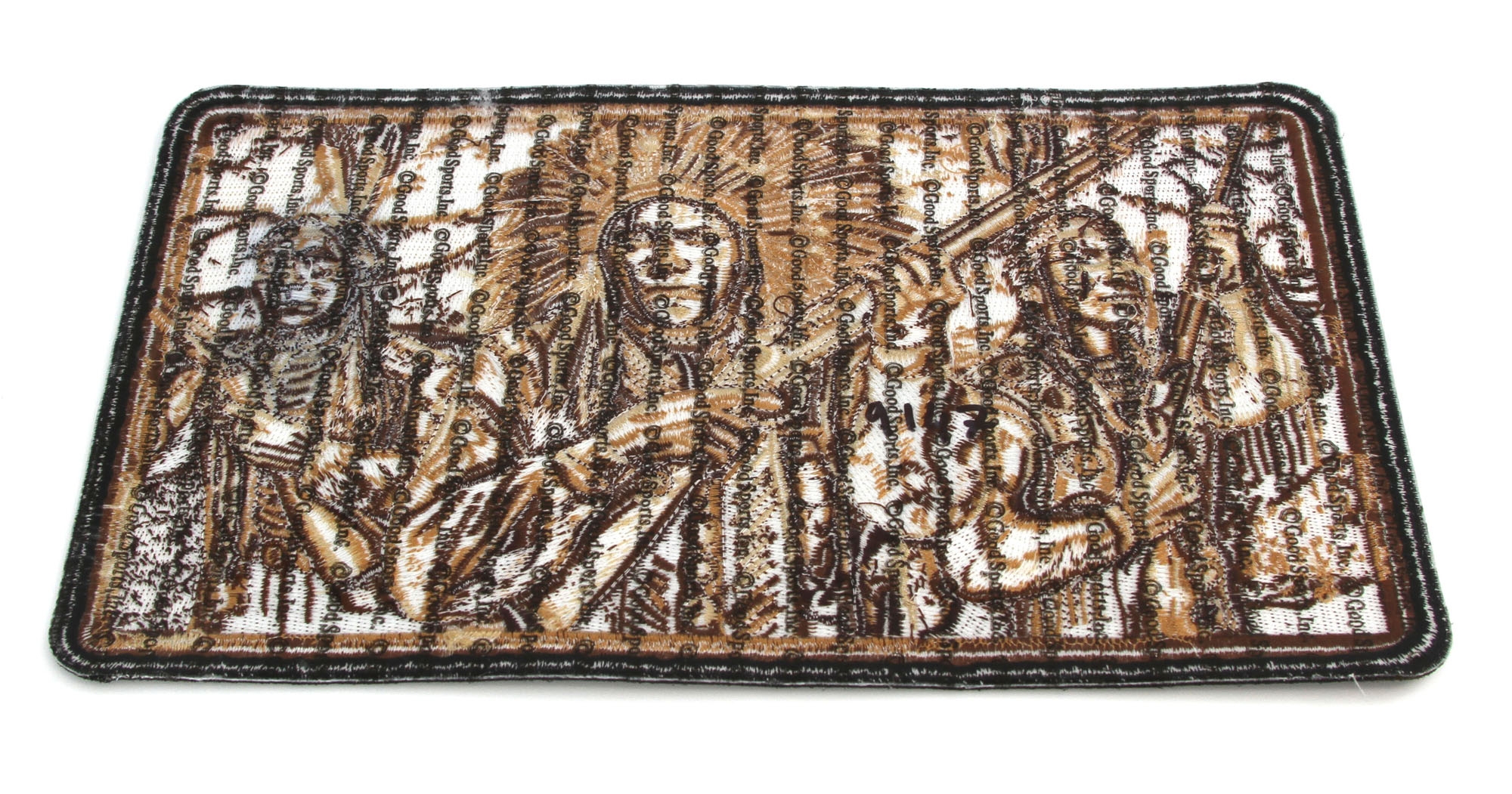 Native Indian Homeland Security Back Patch