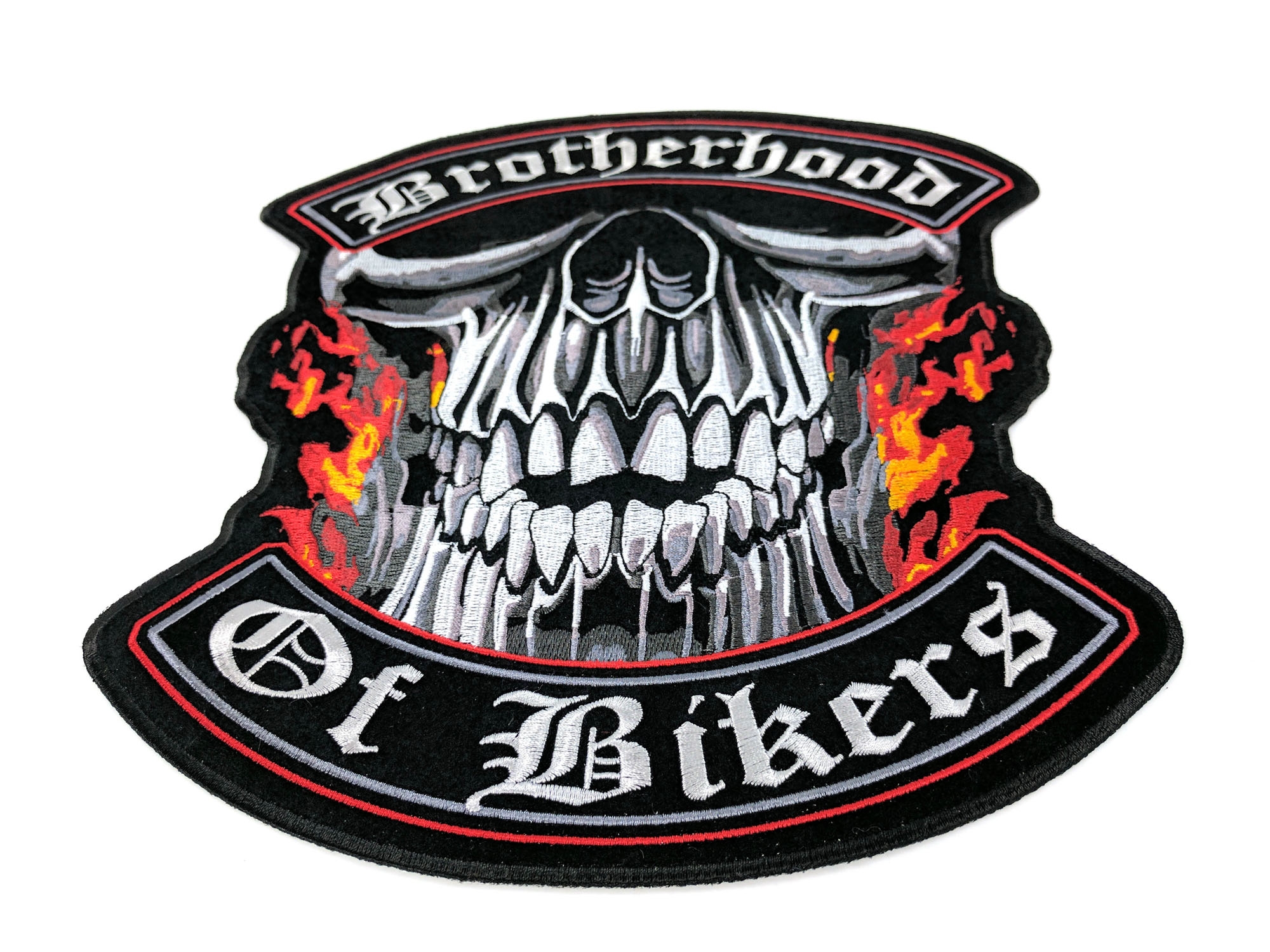 Brotherhood Of Bikers Large Vest Biker Patch | Biker Patches -TheCheapPlace