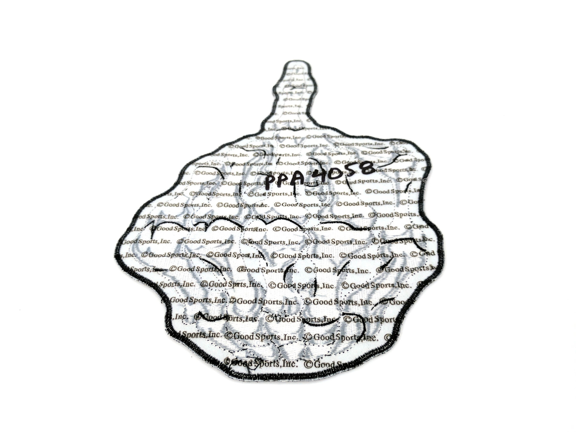 Skeleton Middle Finger Patch Large | Skull Patches -TheCheapPlace