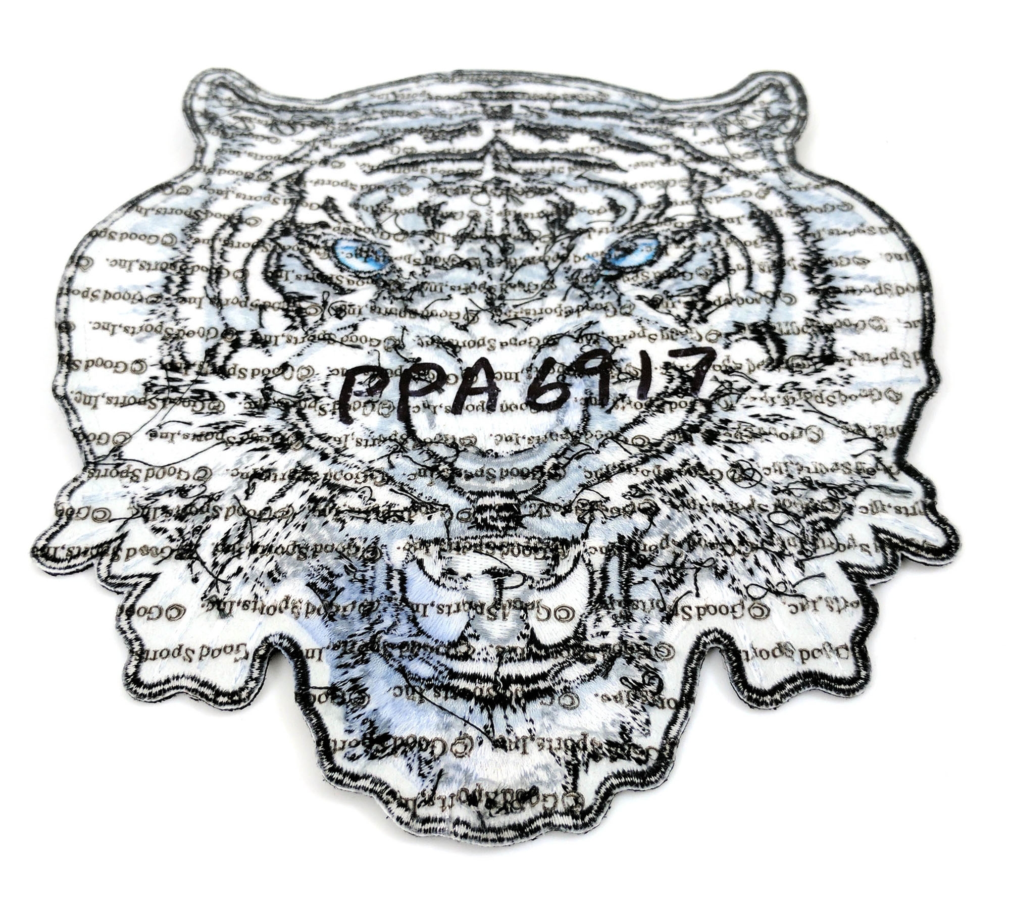 White Tiger Blue Eyes Patch | Wild Animal Patches -TheCheapPlace