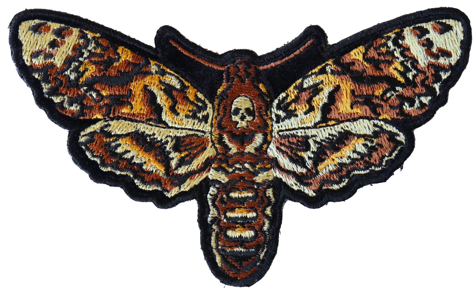 Moth Skull Patch, Skull Patches by Ivamis Patches