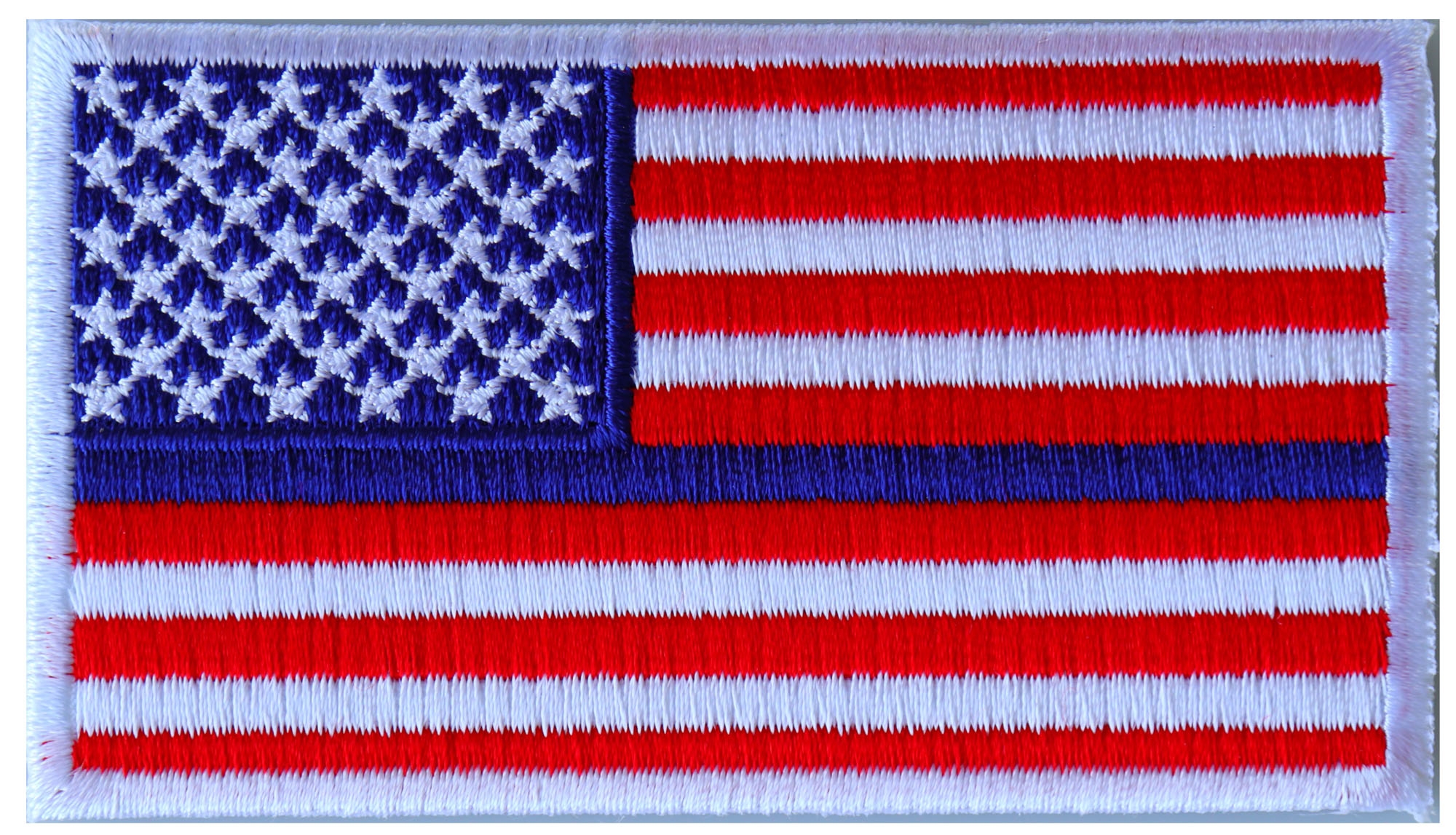 Blue Stripe US Flag Patch for Police, Flag Patches by Ivamis Patches