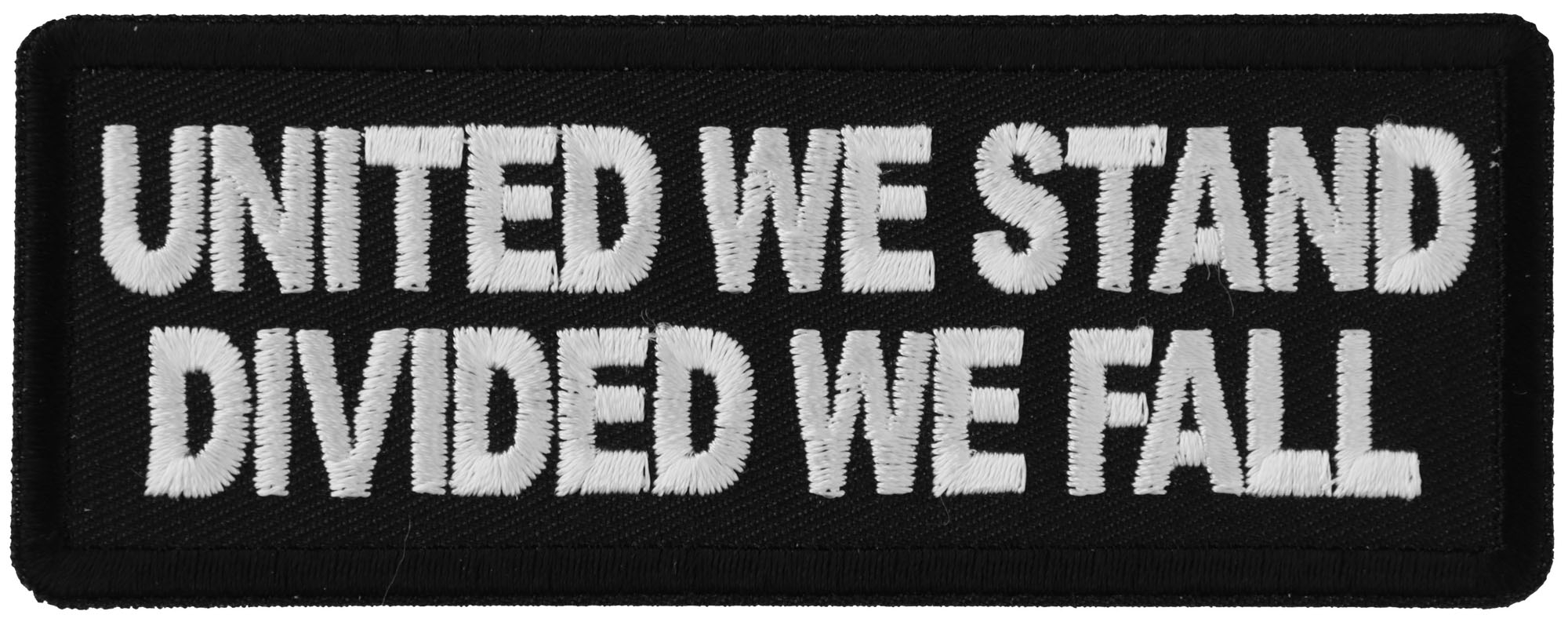 United We Stand Divided We Fall Patch, Patriotic Patches by Ivamis Patches