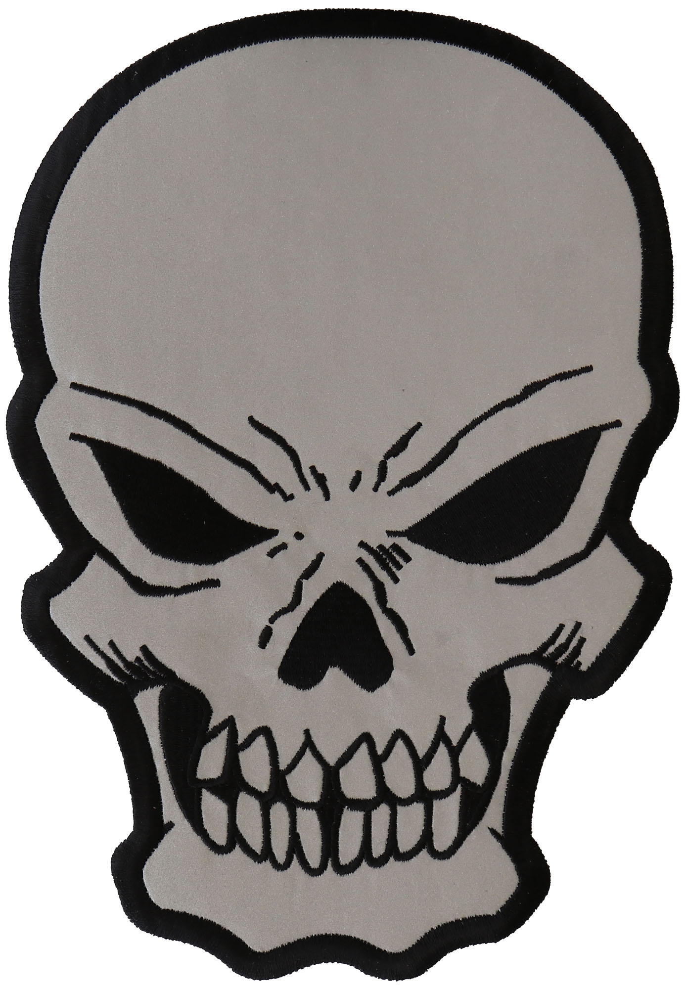Skull Patch, Large Skull Patches for Biker Jackets by Ivamis Patches