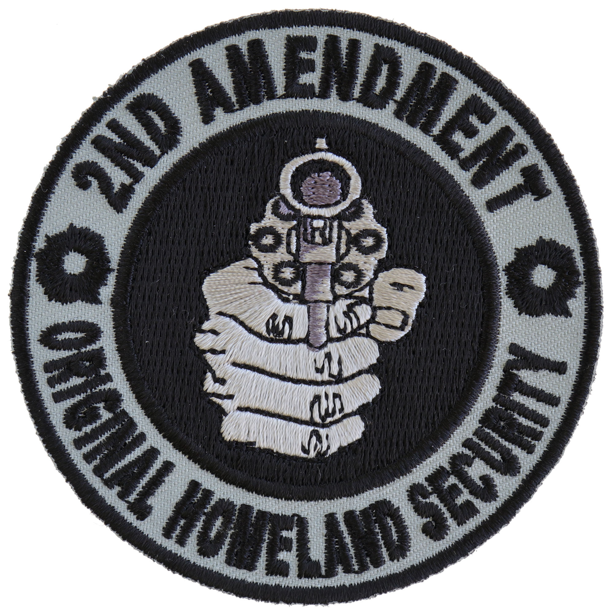 2nd Amendment Round Original Homeland Security Patch | Embroidered ...