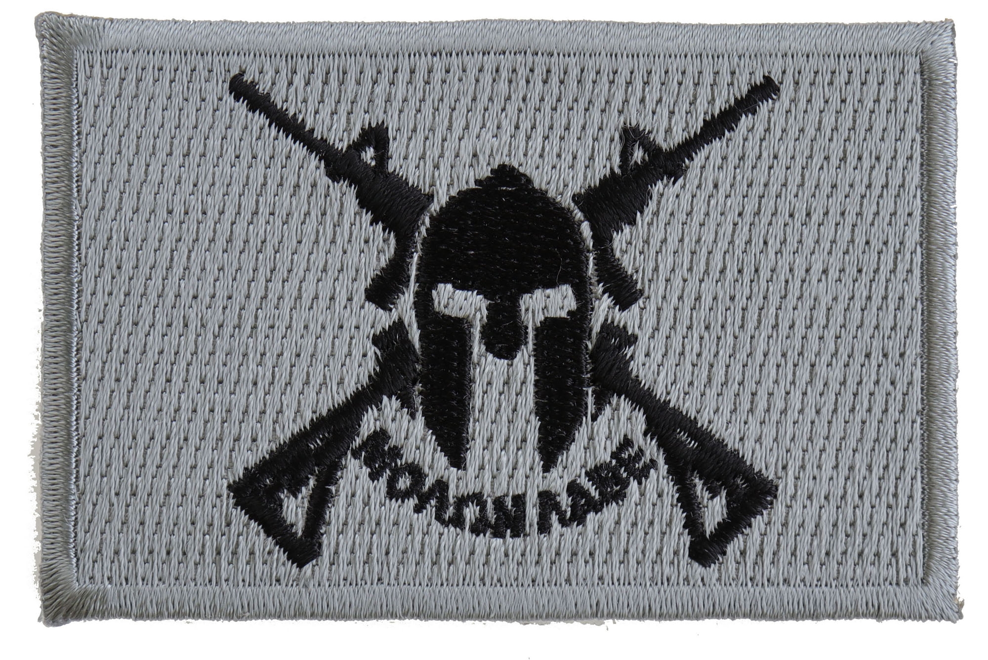 Black and Gray Come and Take It Molon Labe Spartan Crossed Rifles Patch ...