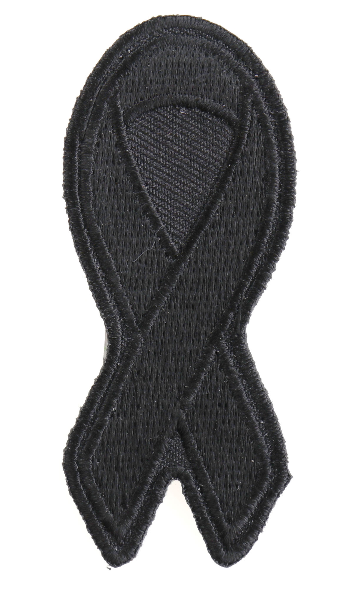 Black Ribbon Patch, Support Ribbon Patches by Ivamis Patches