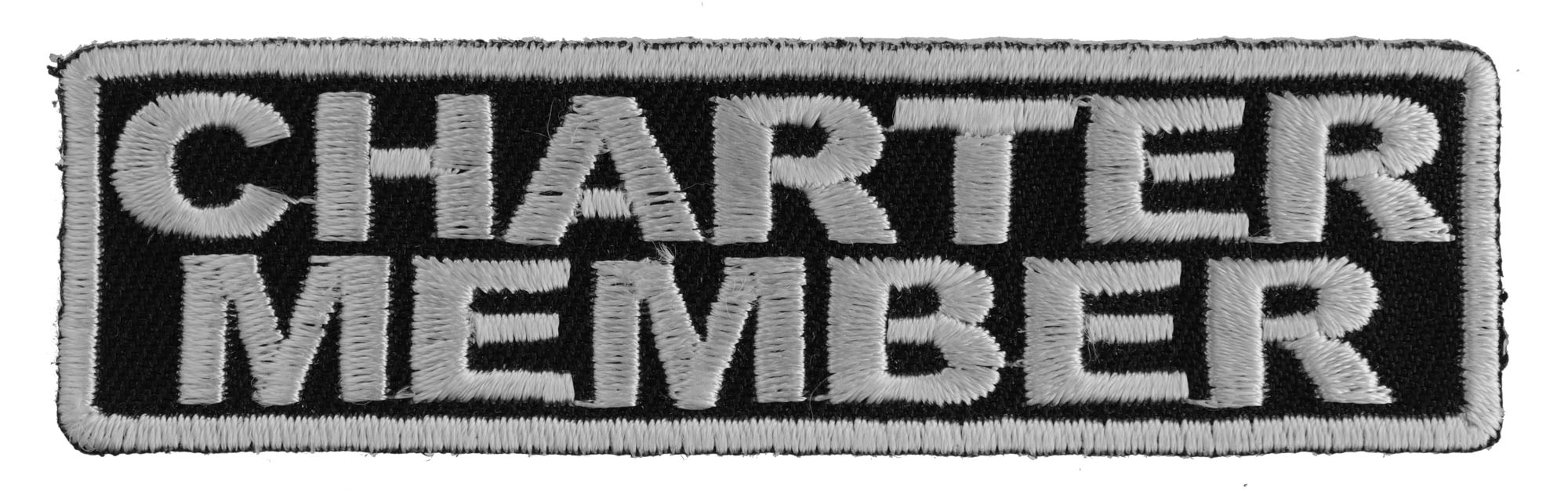 Charter Member Patch, Motorcycle Club Patches for Bikers by Ivamis Patches