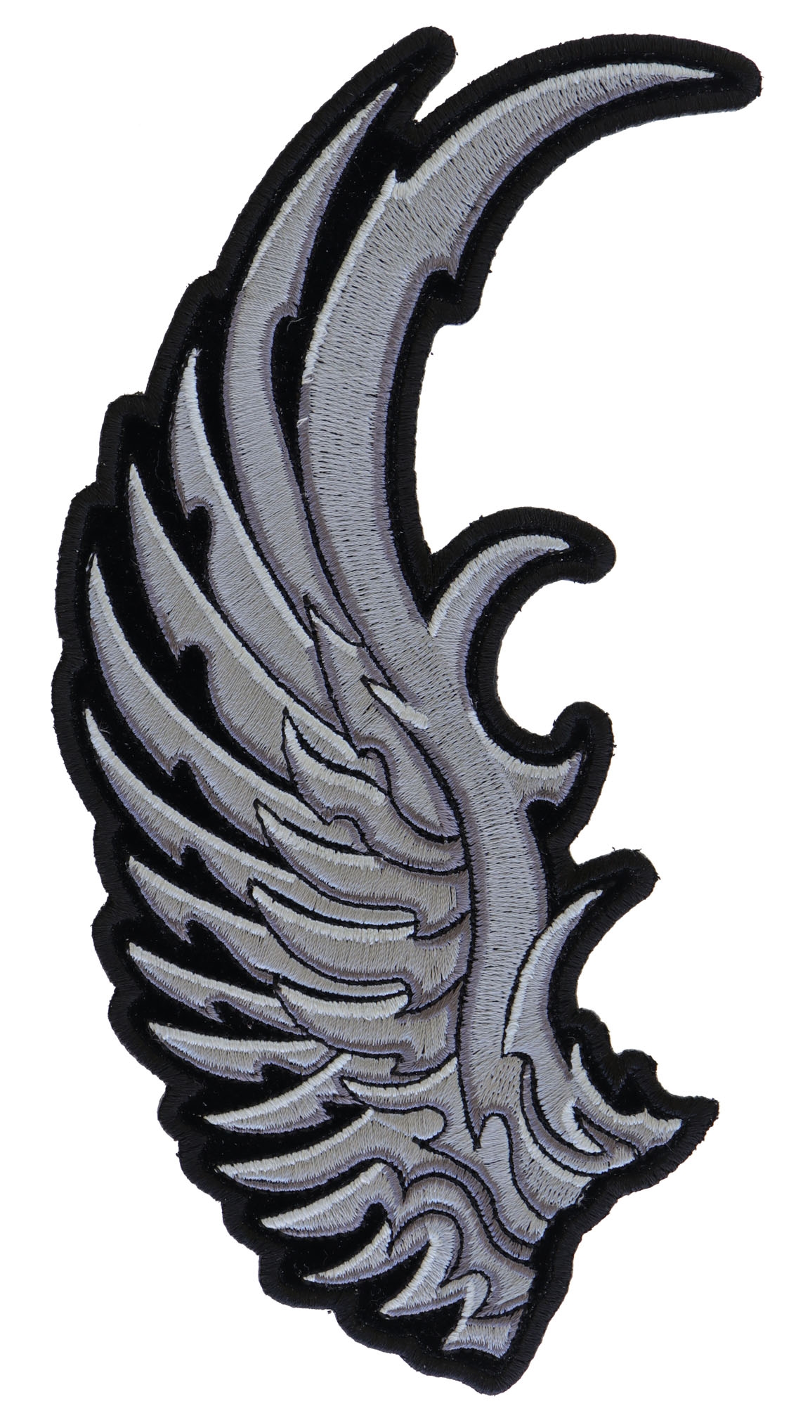 Left Silver Eagle Wing Patch, Large Eagle Back Patches by Ivamis Patches