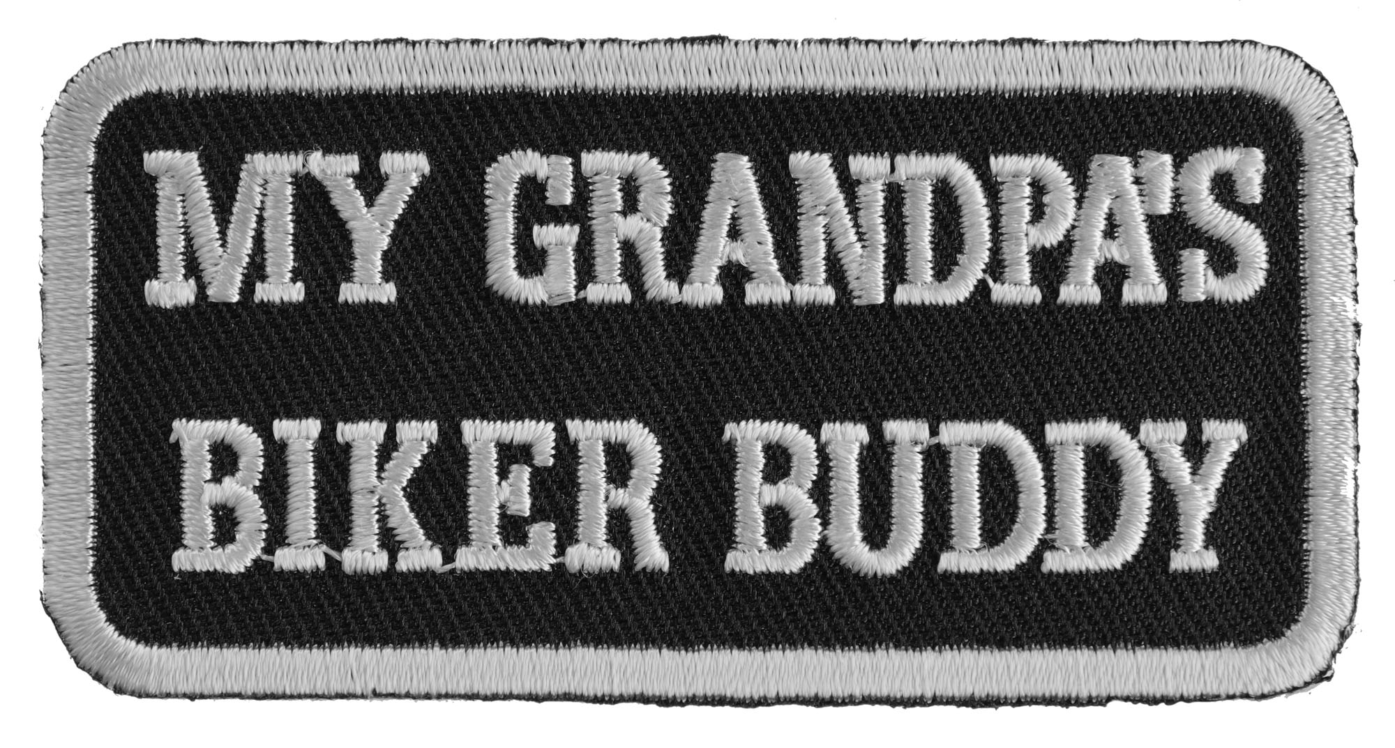 My Grandpa's Biker Buddy Patch - Biker Saying Patches by Ivamis Patches