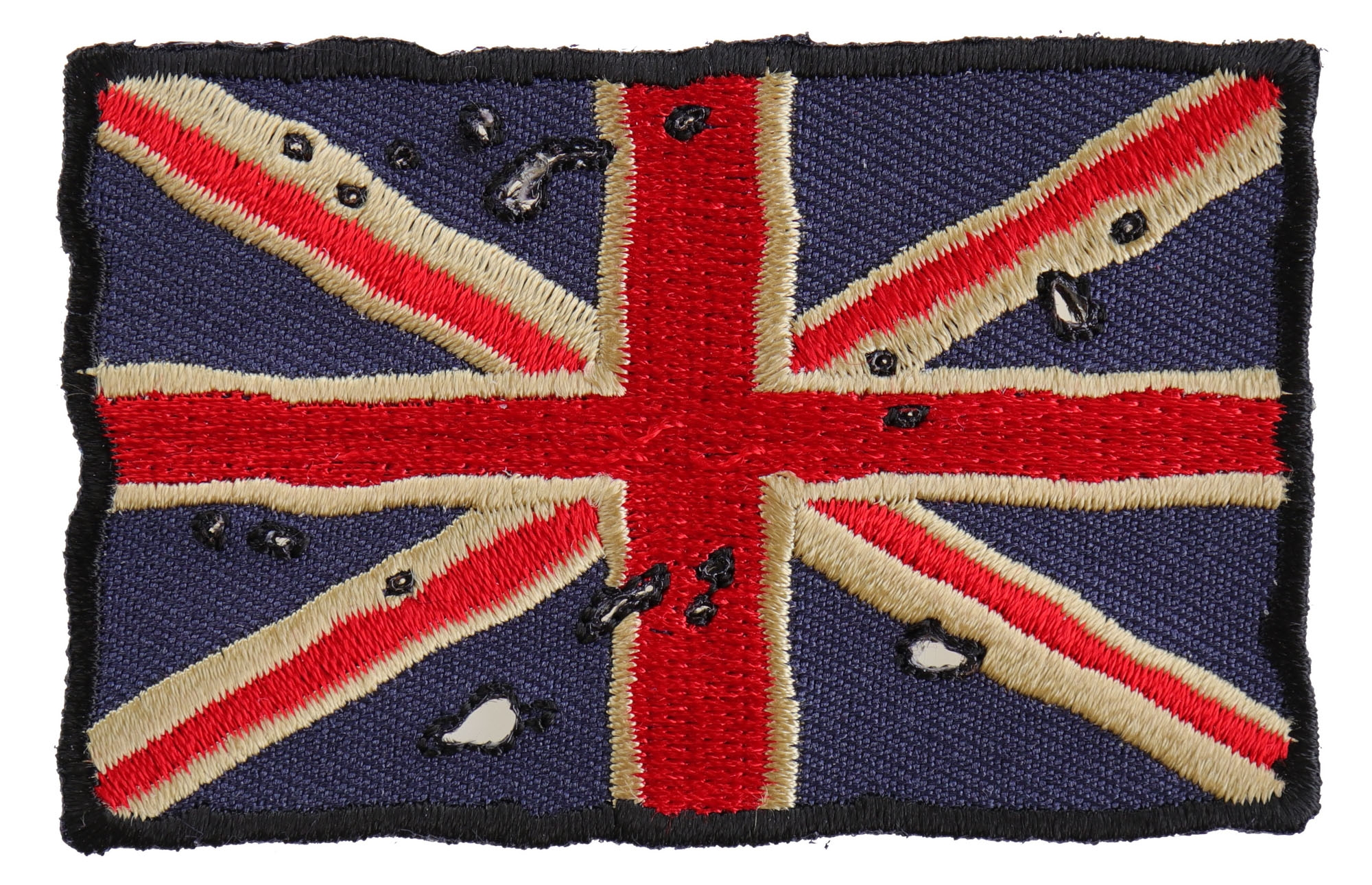 Old Vintage Tattered United Kingdom Flag Patch by Ivamis Patches