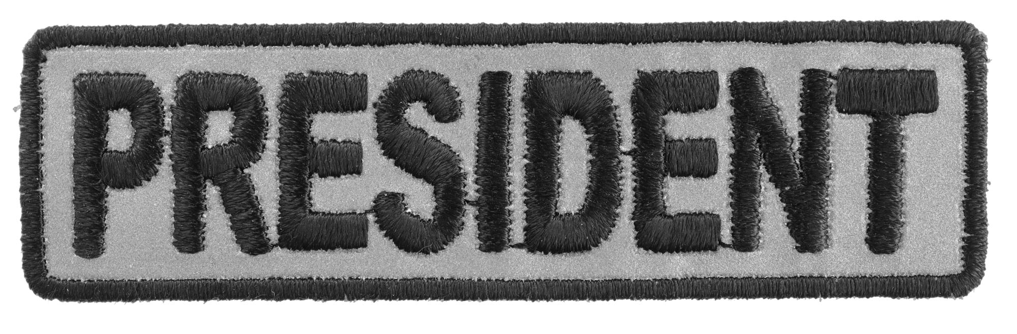 President Patch, Motorcycle Club Patches for Bikers by Ivamis Patches