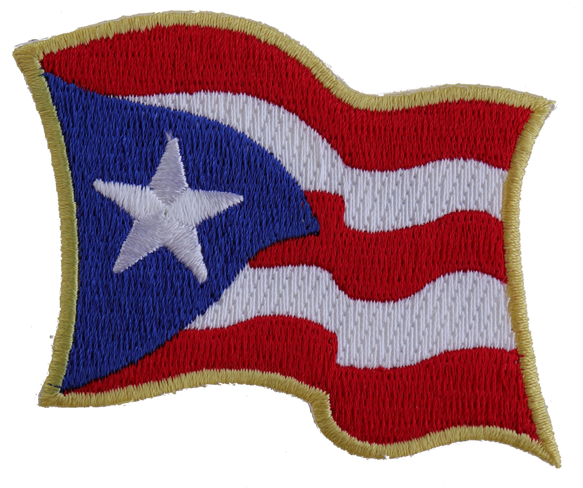 Iron On Puerto Rico Flag Patch | Embroidered Patches by Ivamis Patches