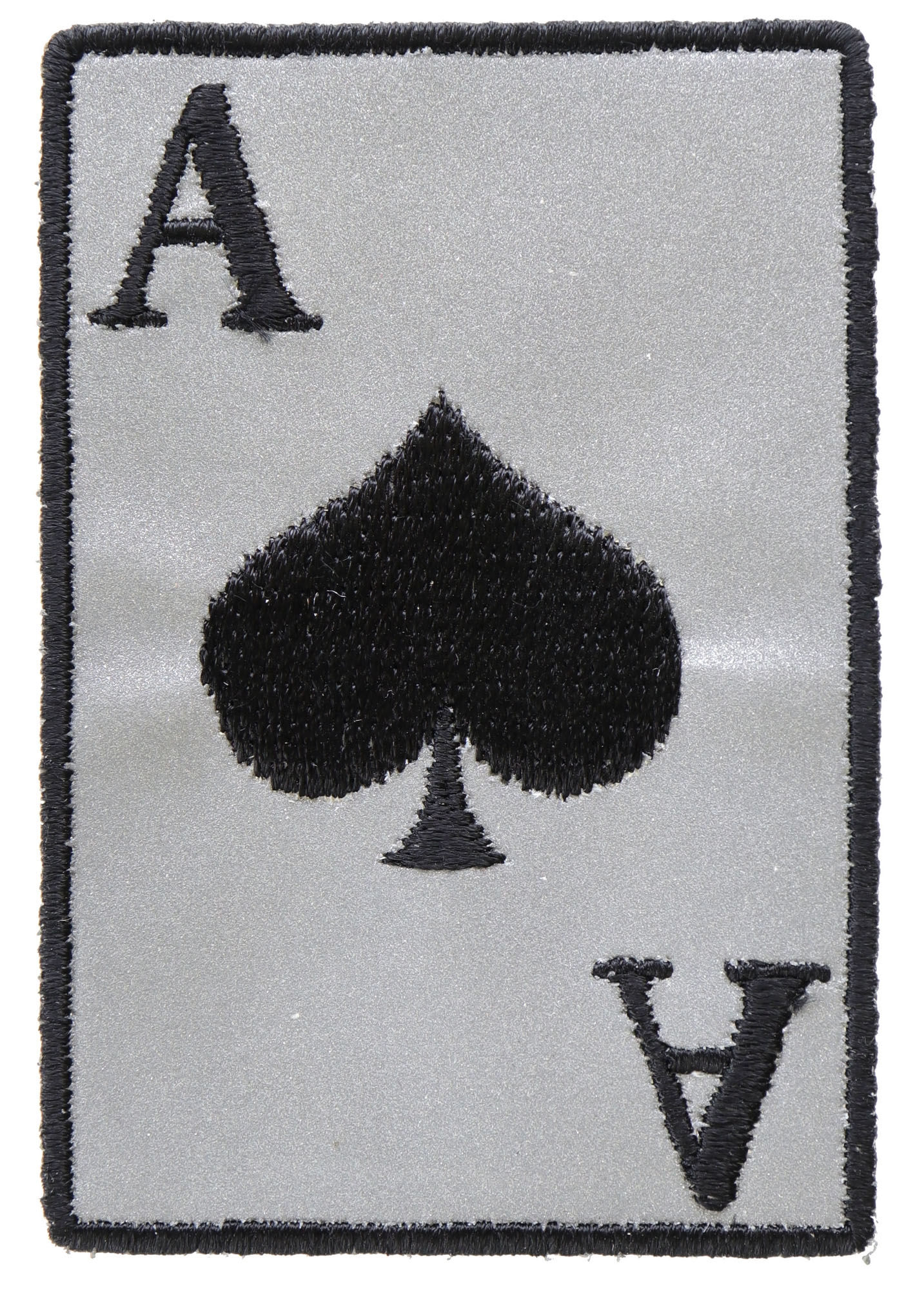 Reflective Ace Of Spades Patch | US Military Veteran Patches by Ivamis ...