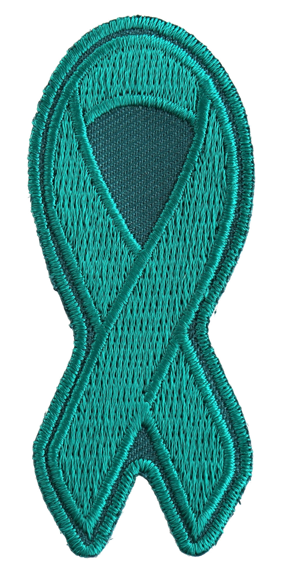 Teal PTSD Awareness Ribbon Patch | Support Ribbons -TheCheapPlace
