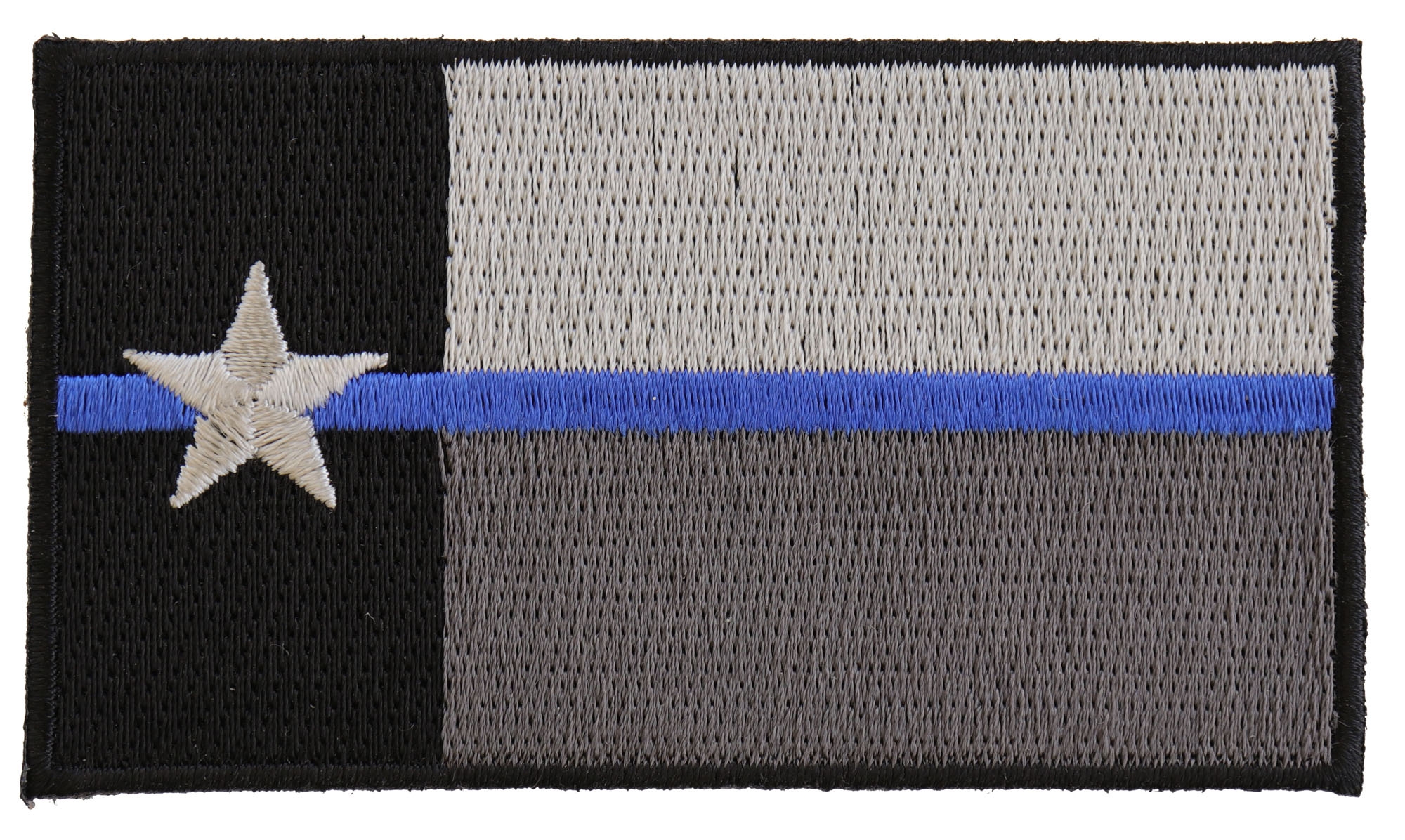 Thin Blue Line Texas State Flag Patch For Law Enforcement | Embroidered Patches by Ivamis Patches
