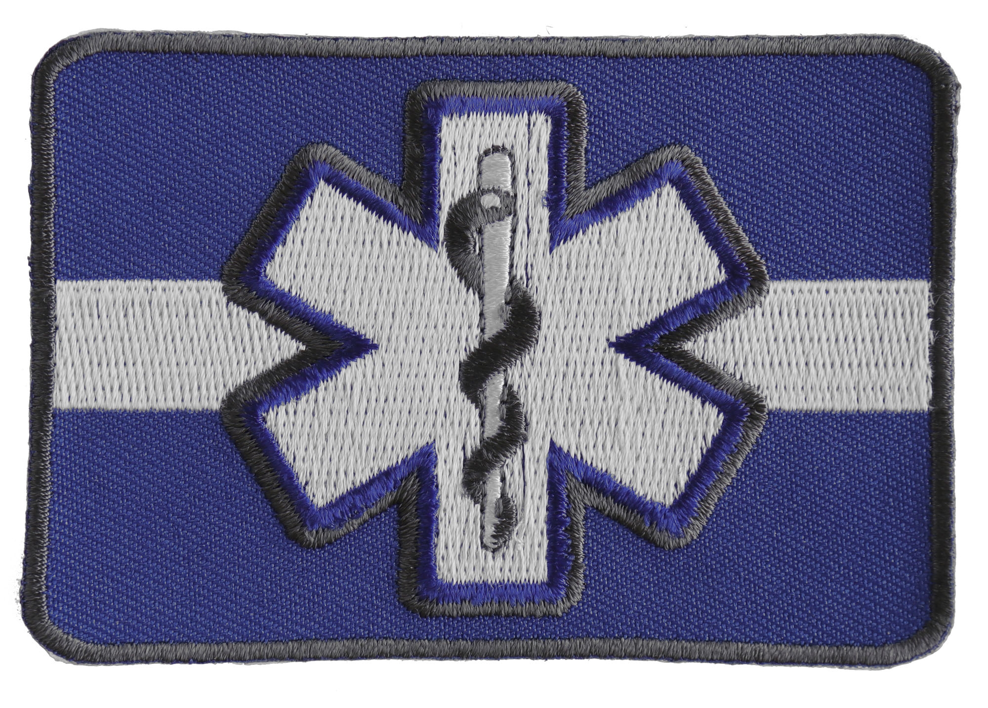 Thin White Line Patch For EMS | Embroidered Patches by Ivamis Patches