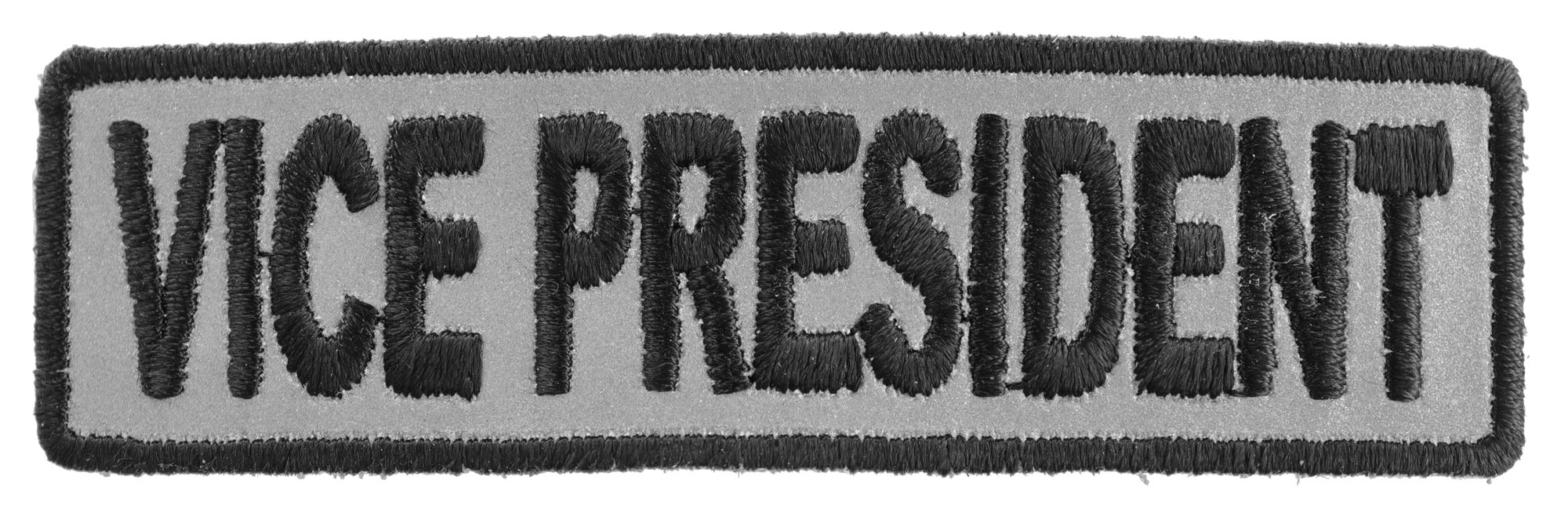 Vice President Patch, Motorcycle Club Patches for Bikers by Ivamis Patches