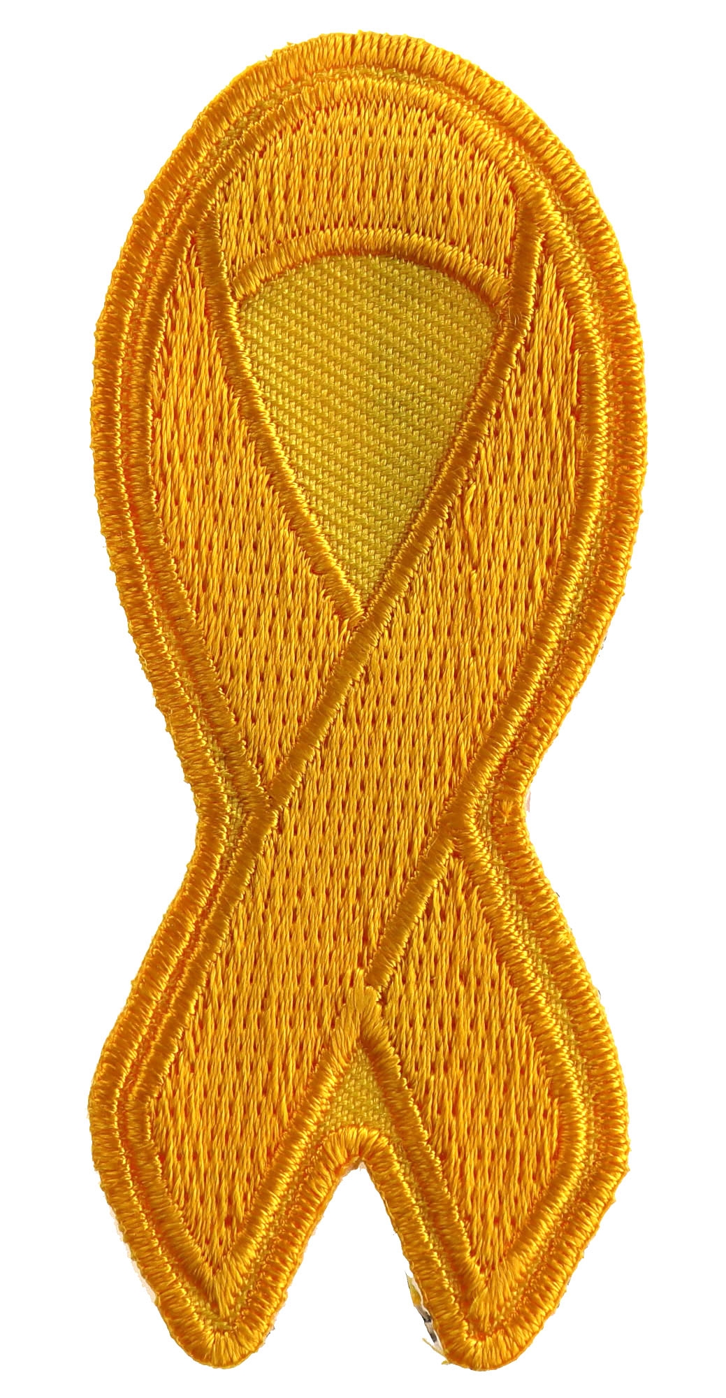 Yellow Ribbon Embroidered Patch by Ivamis Patches
