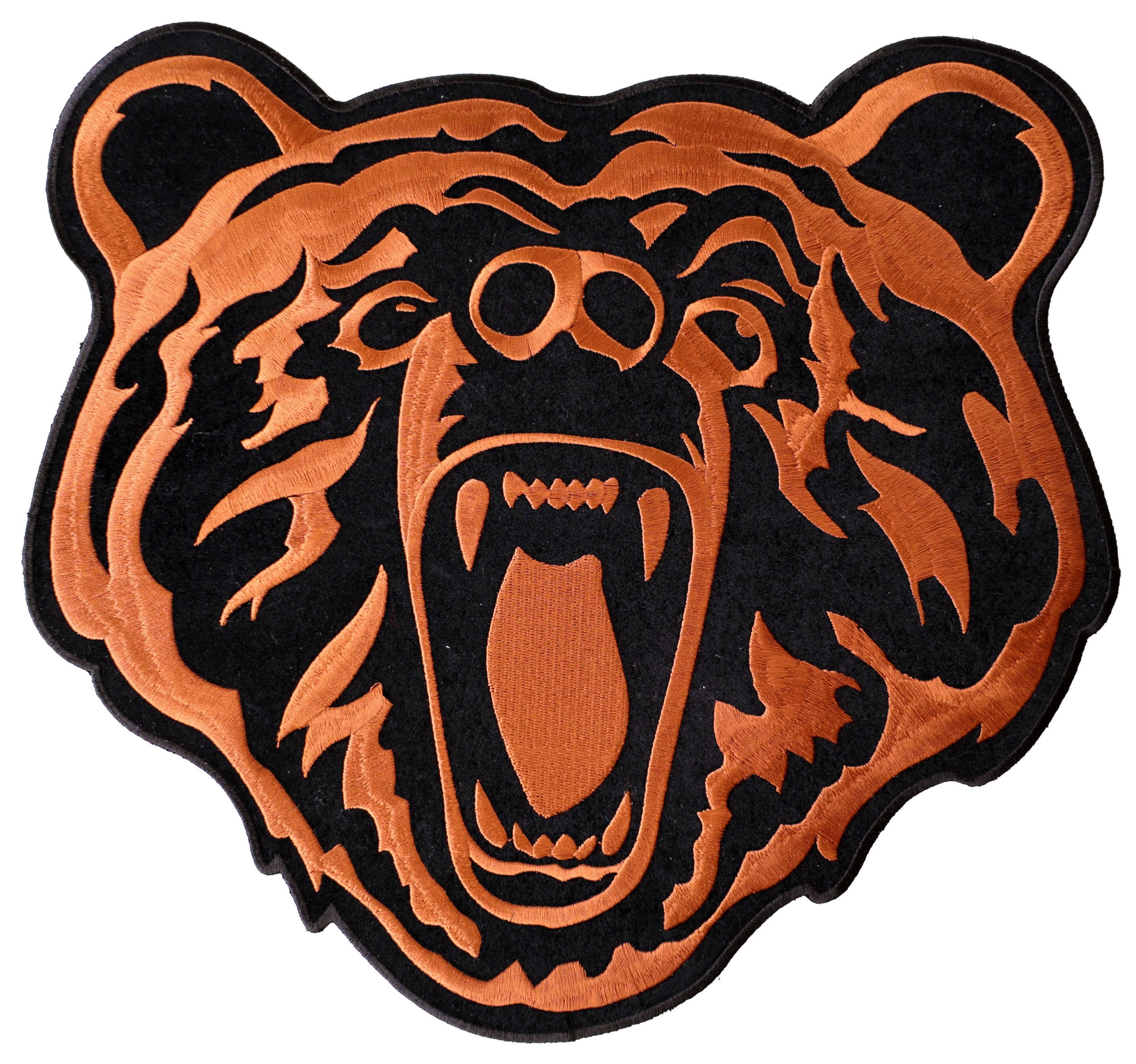 Large Bear Patch for Back of Leather Jackets by Ivamis Patches