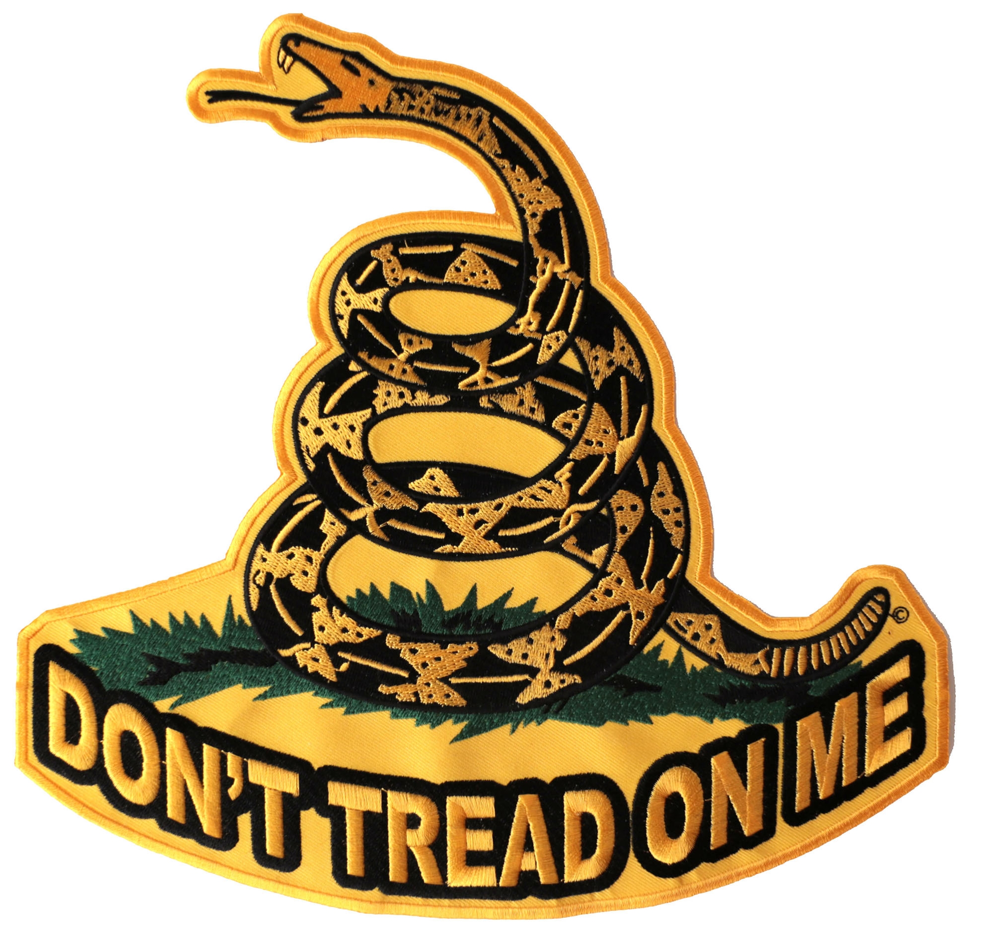 Don't Tread On Me Patch, Large Patriotic Patches by Ivamis Patches