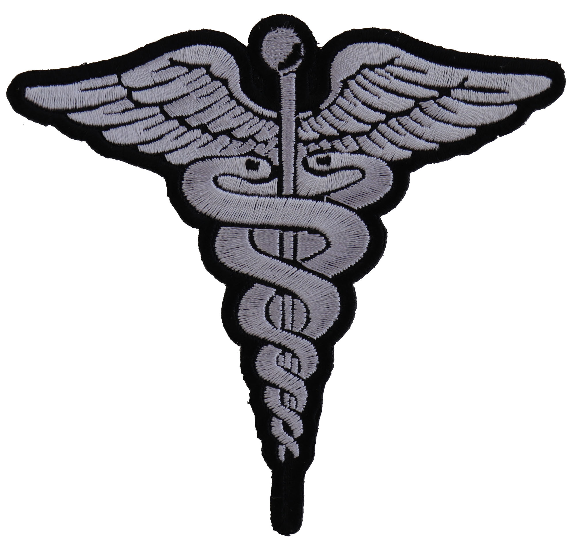 Medic Symbol Patch BW by Ivamis Patches