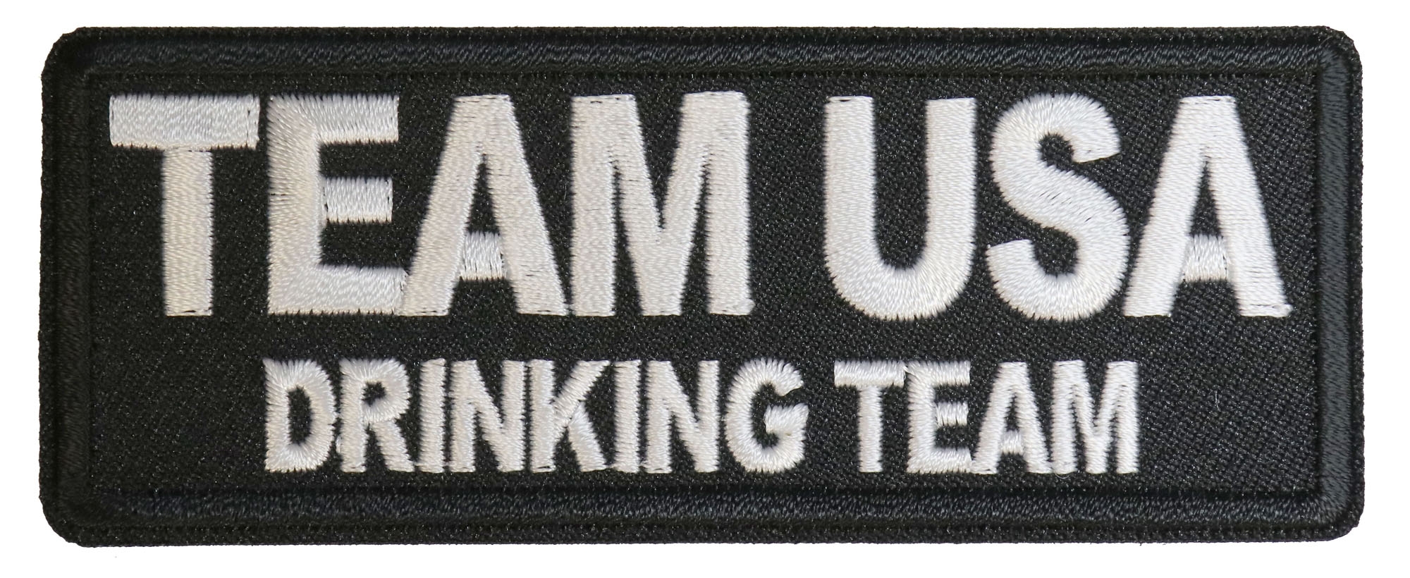 Team USA Drinking Team Funny Iron on Patch - Iron on Funny Patches by ...