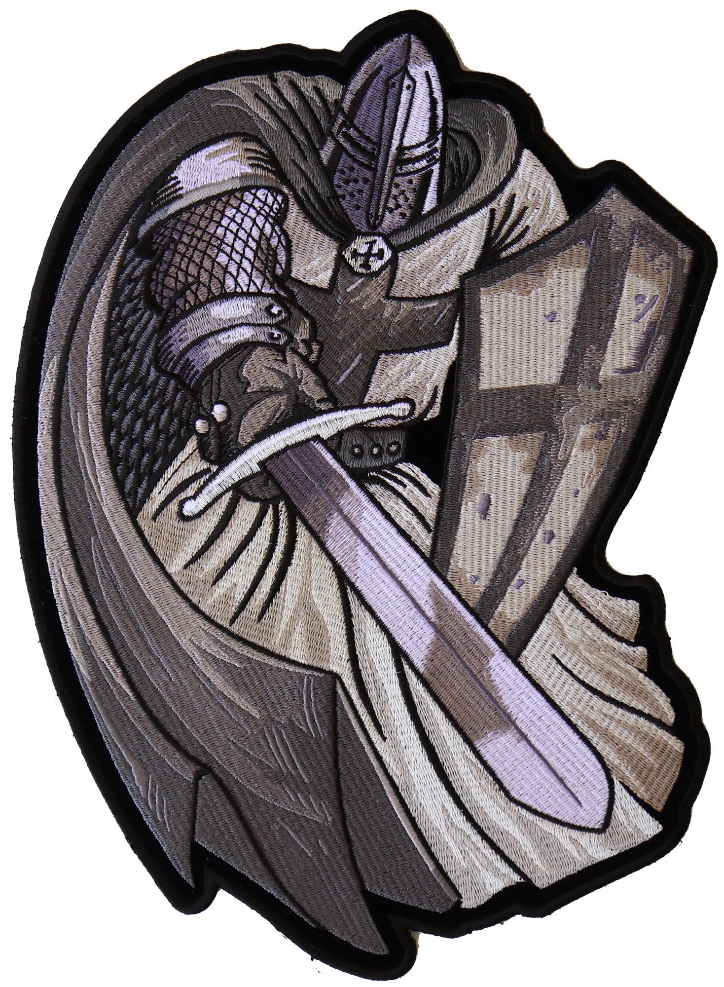 Knight Patch, Large Christian Back Patches by Ivamis Patches