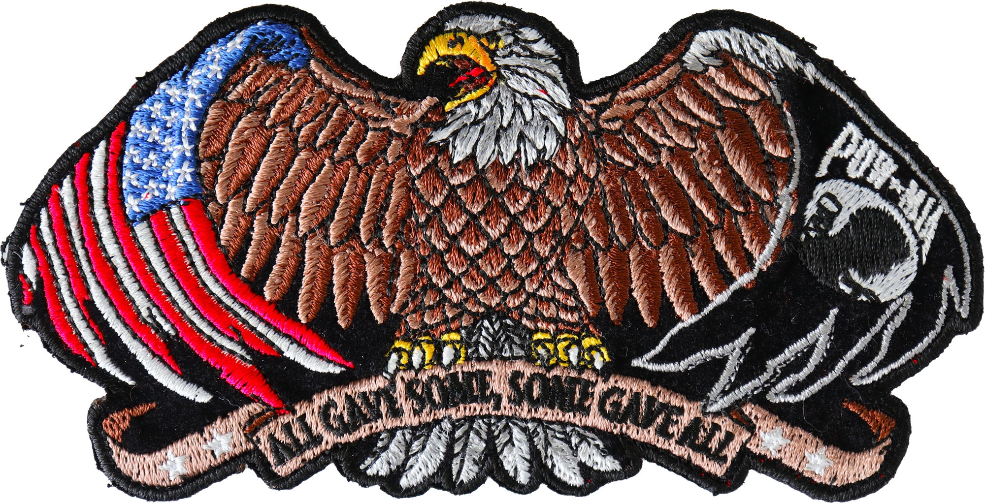 All Gave Some and Some Gave All POW MIA Eagle Patch by Ivamis Patches