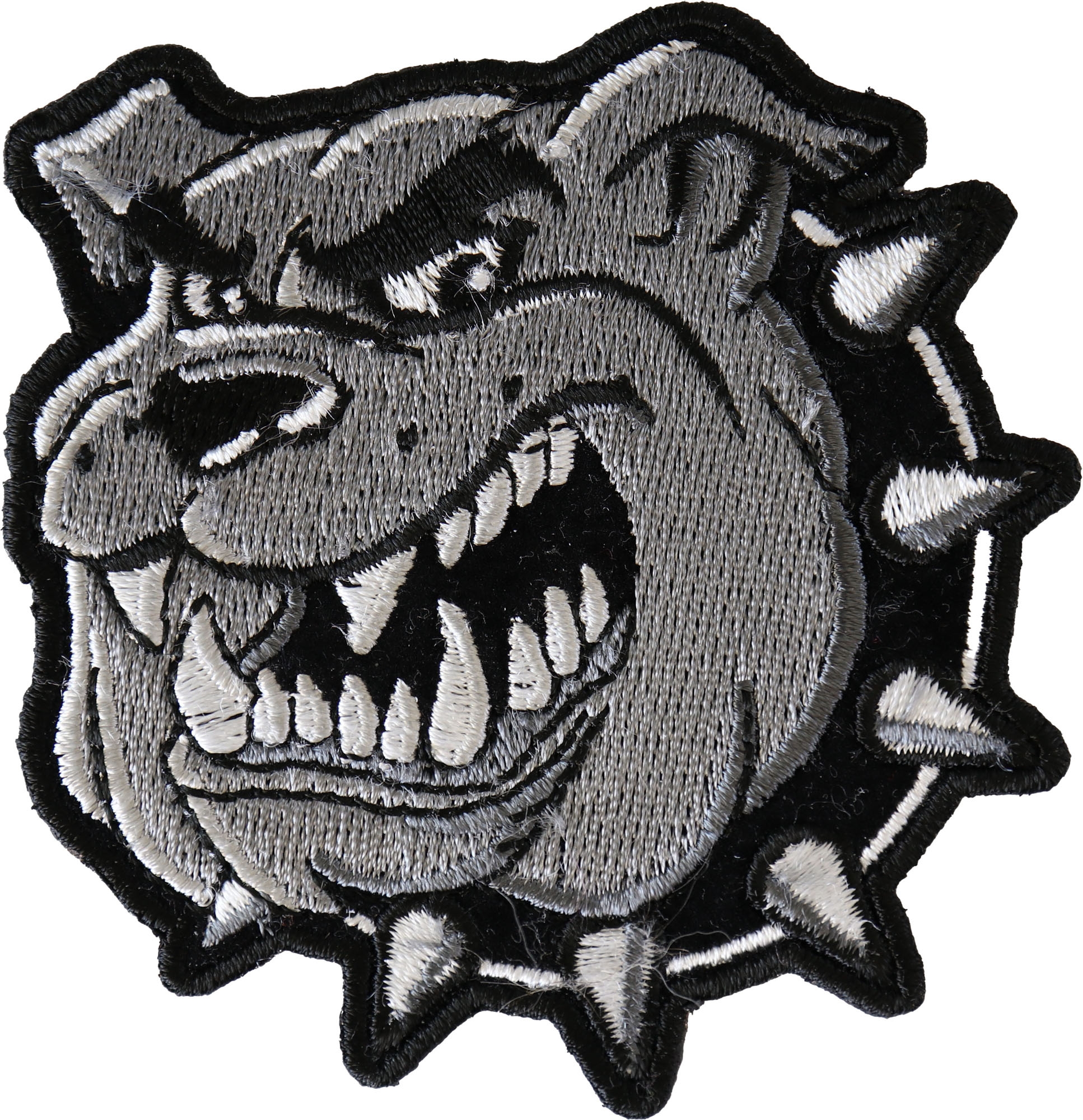 Bulldog Iron on Patch by Ivamis Patches