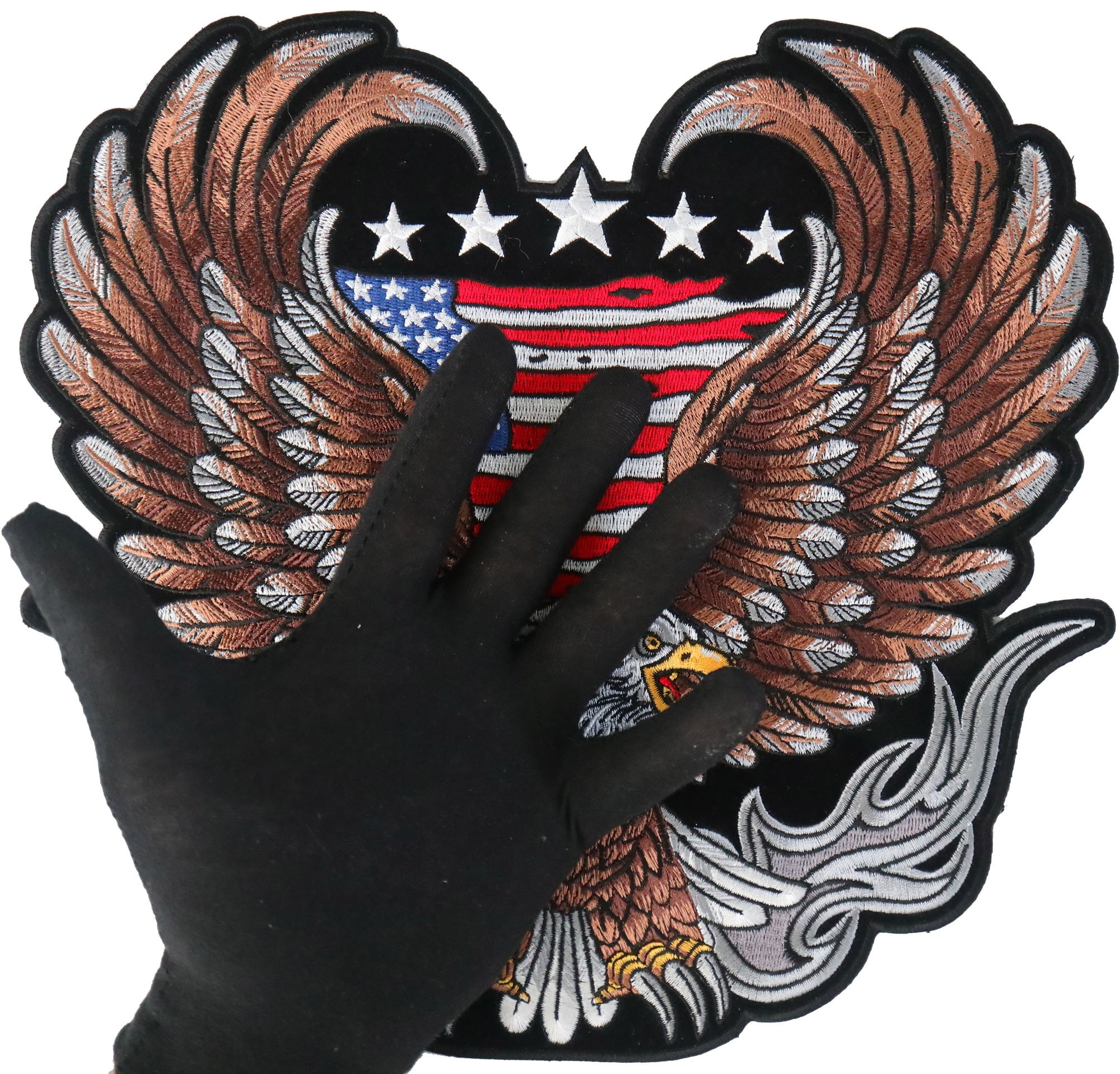 Biker Eagle Large Back Patch - TheCheapPlace