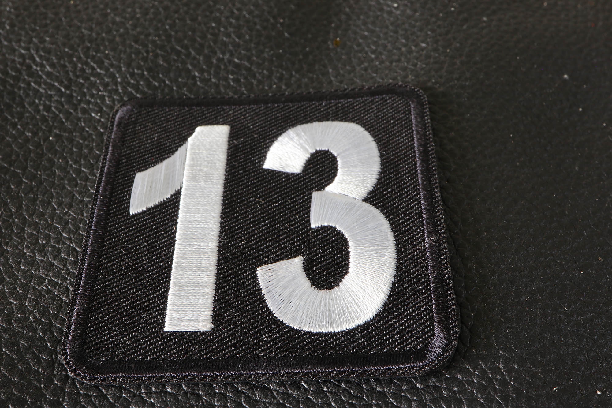 13 Patch, Iron on Patch, Embroidered by Ivamis Patches