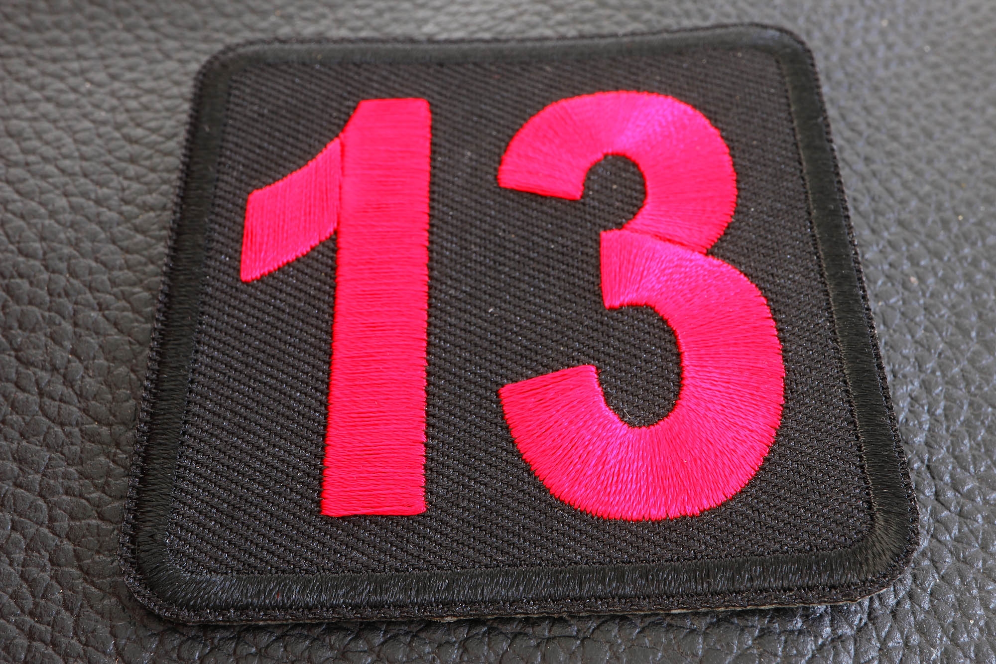 13 Patch, Iron on Patch, Embroidered by Ivamis Patches