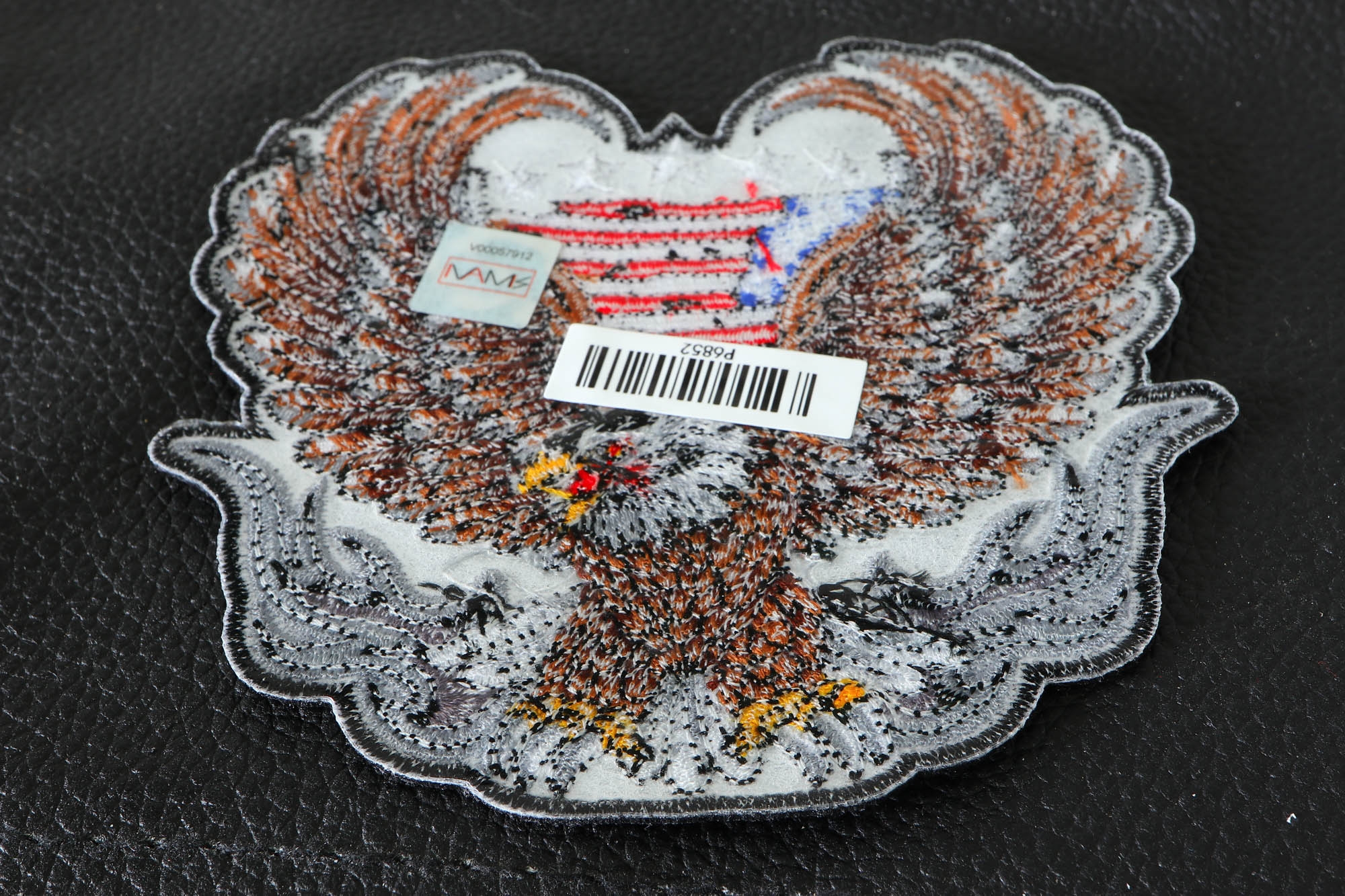 Patriotic Biker Eagle Iron-on Patch for Jackets by Ivamis Patches