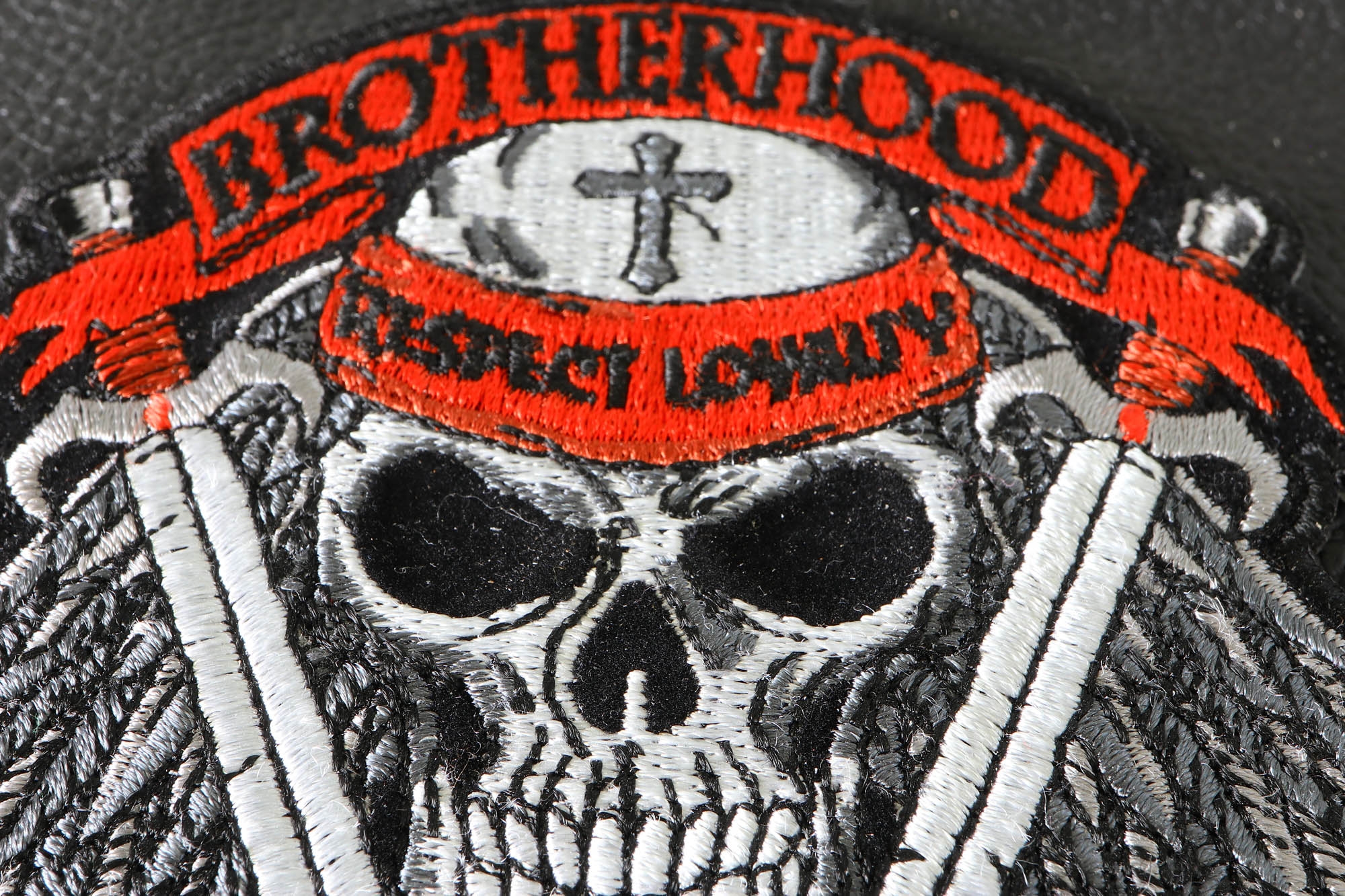 Brotherhood of Bikers Respect and Loyalty Skull and Swords Patch, Biker ...