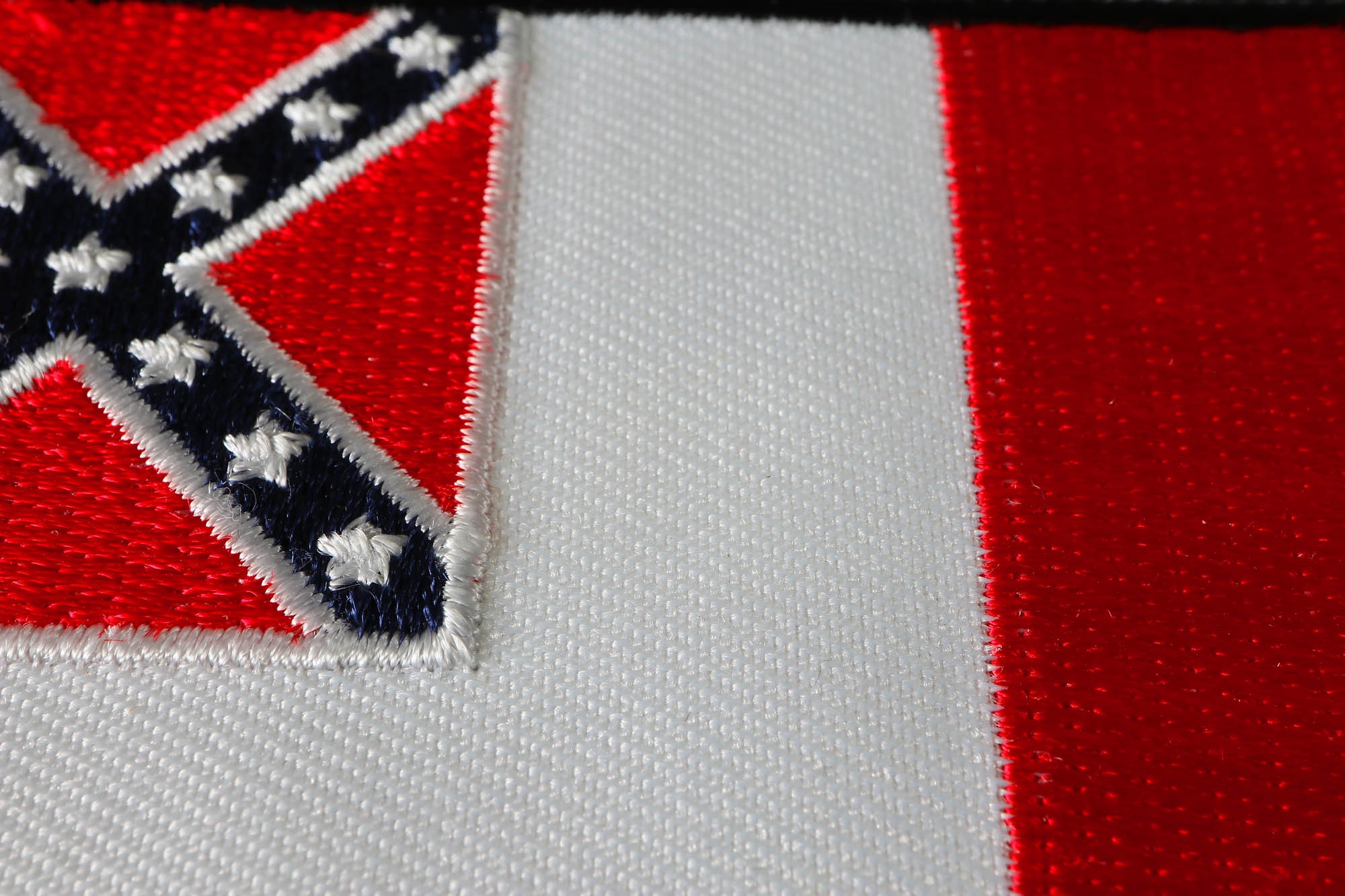 Historical Blood Stained Banner Flag Iron on Patch by Ivamis Patches