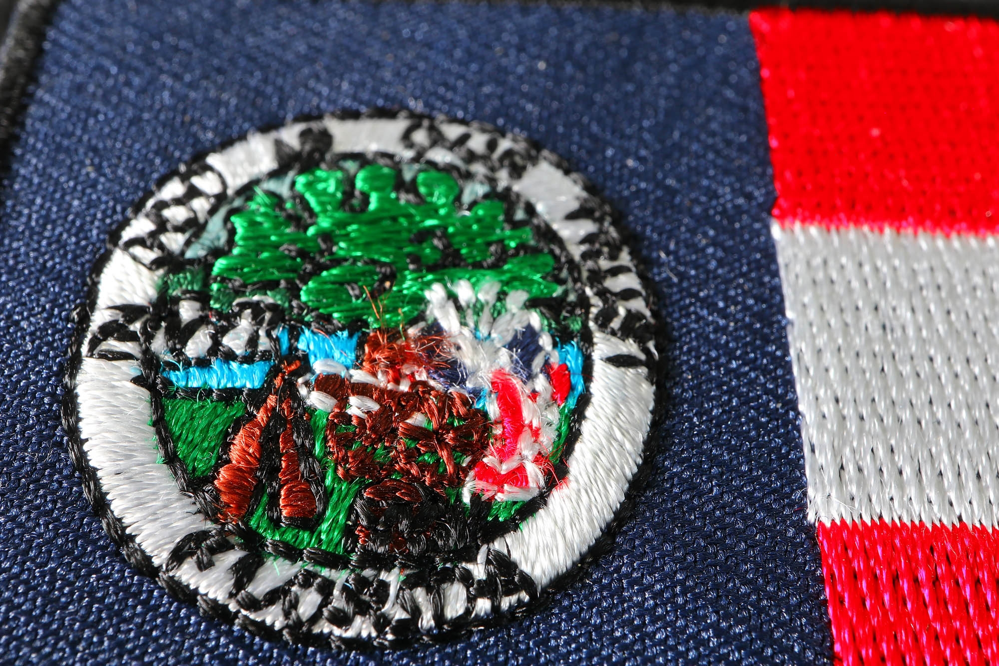 Historical Florida Flag Iron on Patch by Ivamis Patches