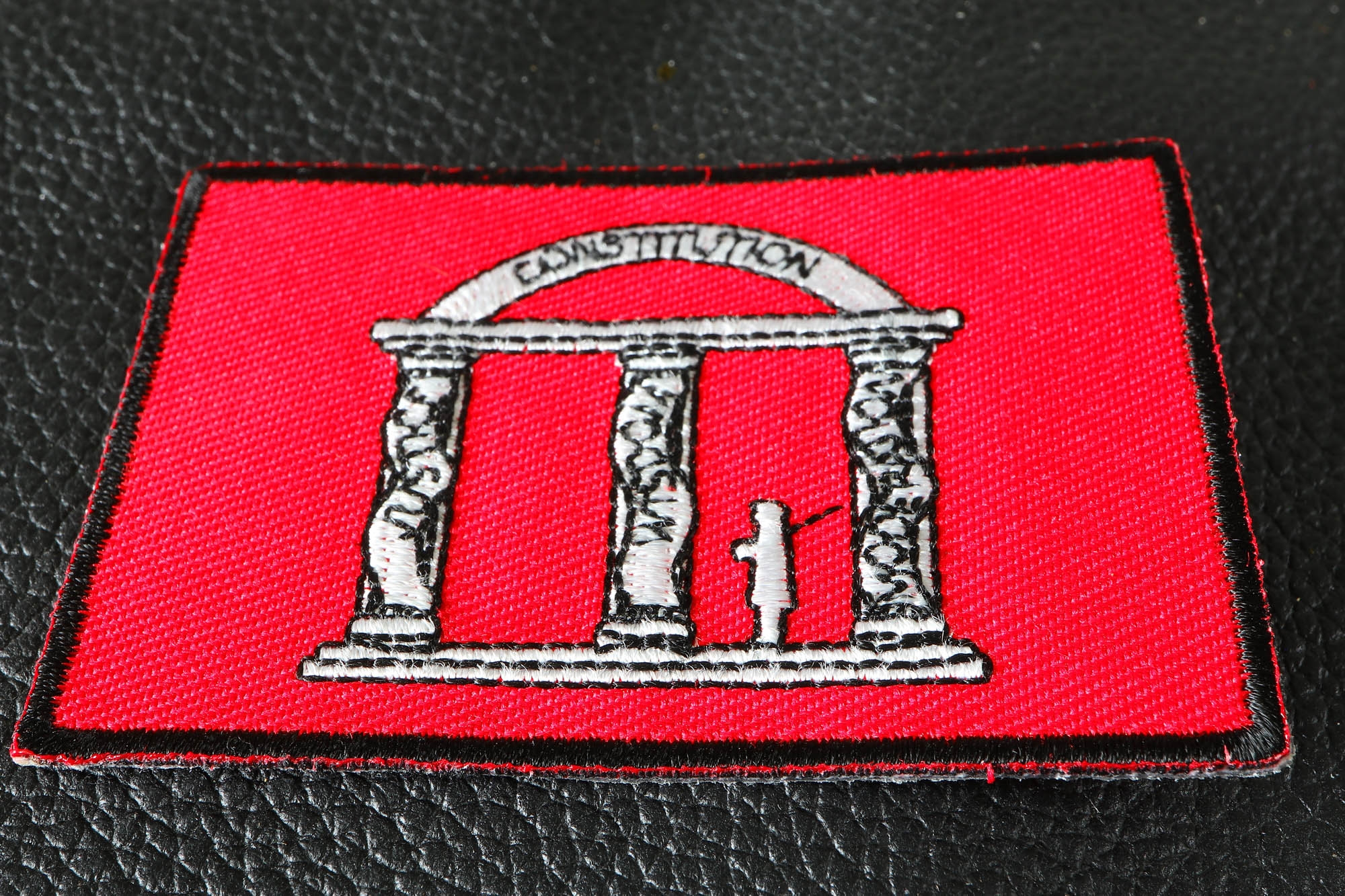 Historical Georgia Flag Iron on Patch by Ivamis Patches