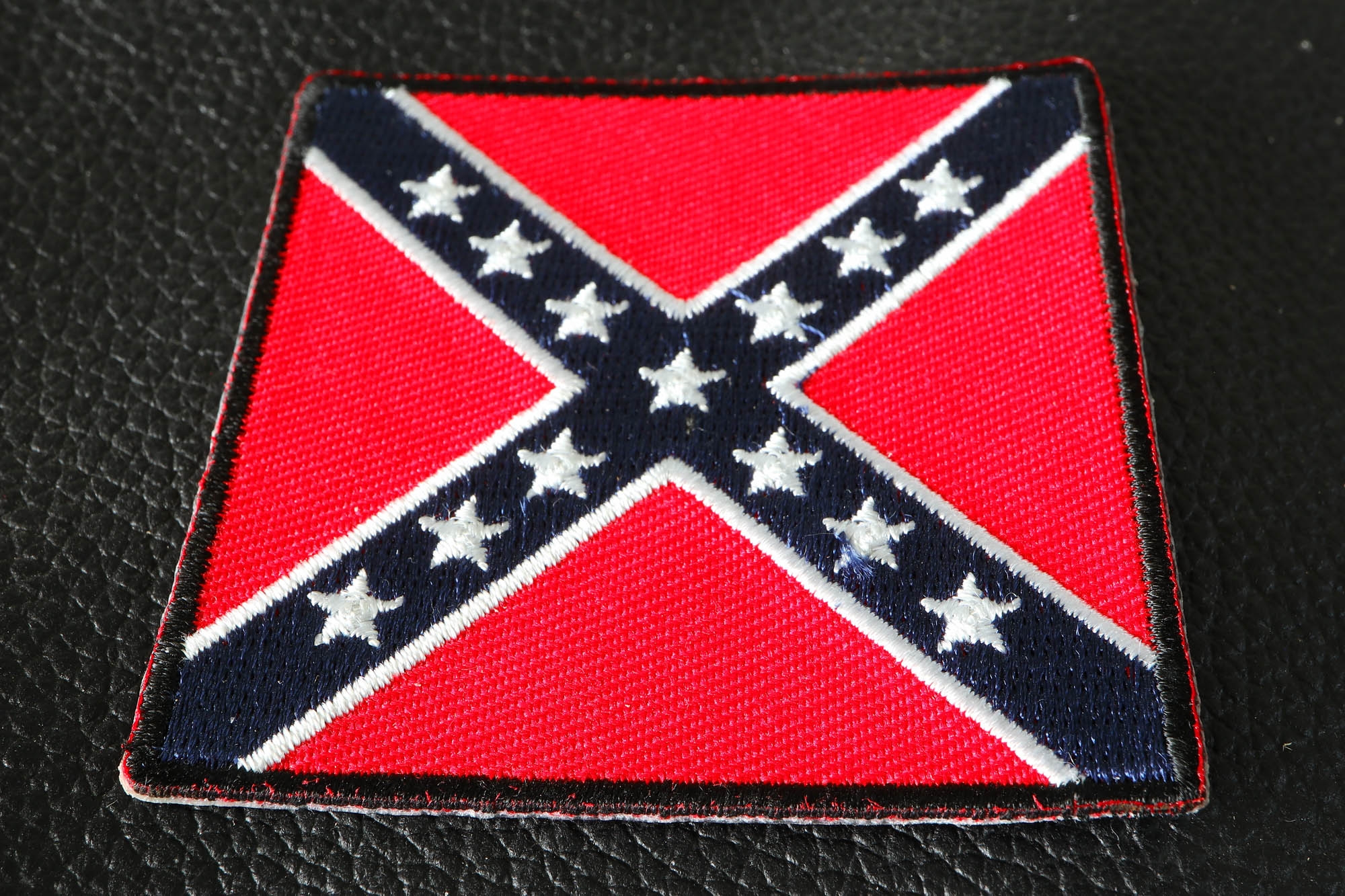 Historical Square Rebel Flag Iron on Patch by Ivamis Patches