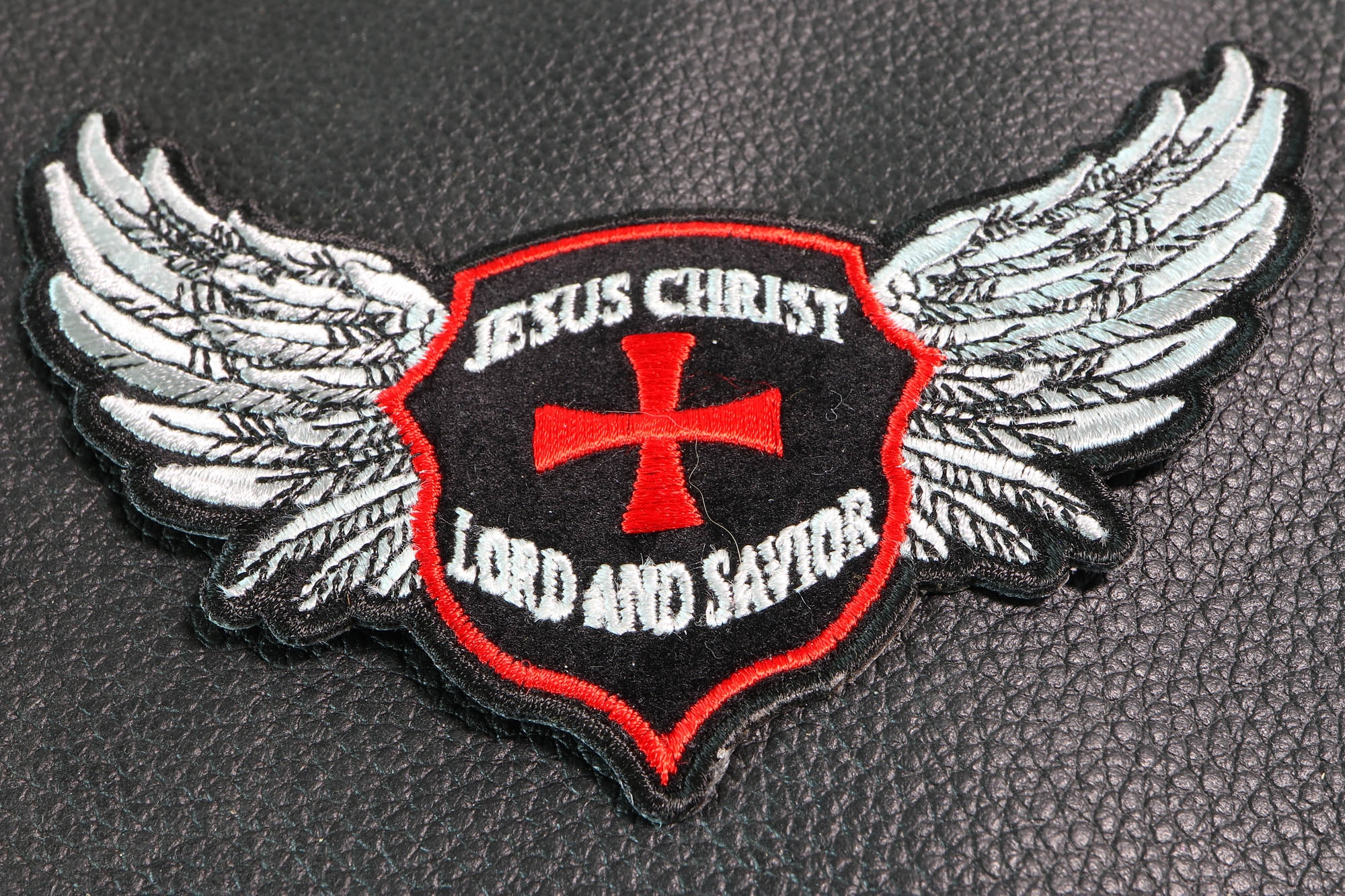 Jesus Christ Lord and Savior Wings Christian Iron on Patch by Ivamis ...