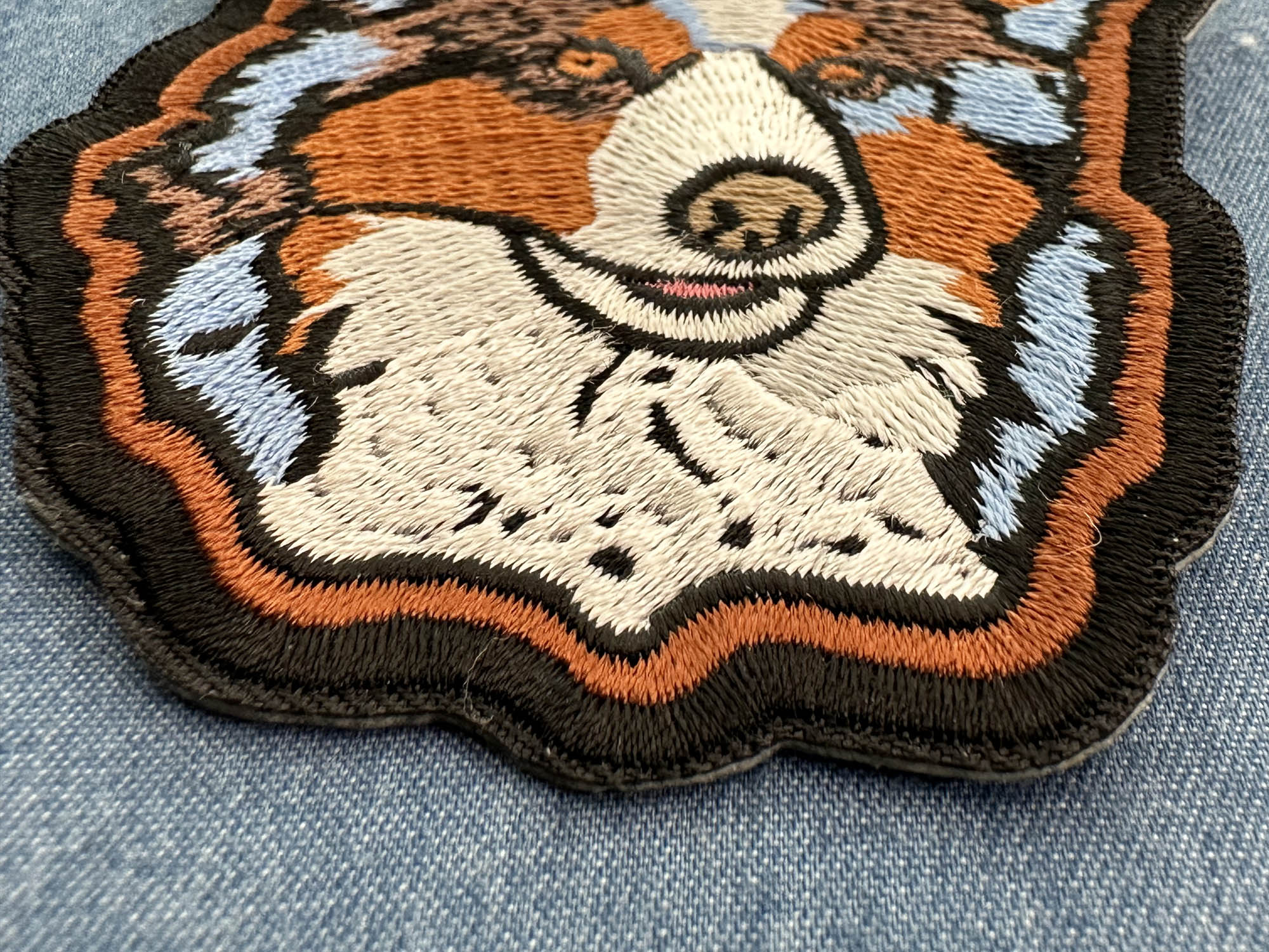 Aussie Shepherd Dog Iron on Patch by Ivamis Patches