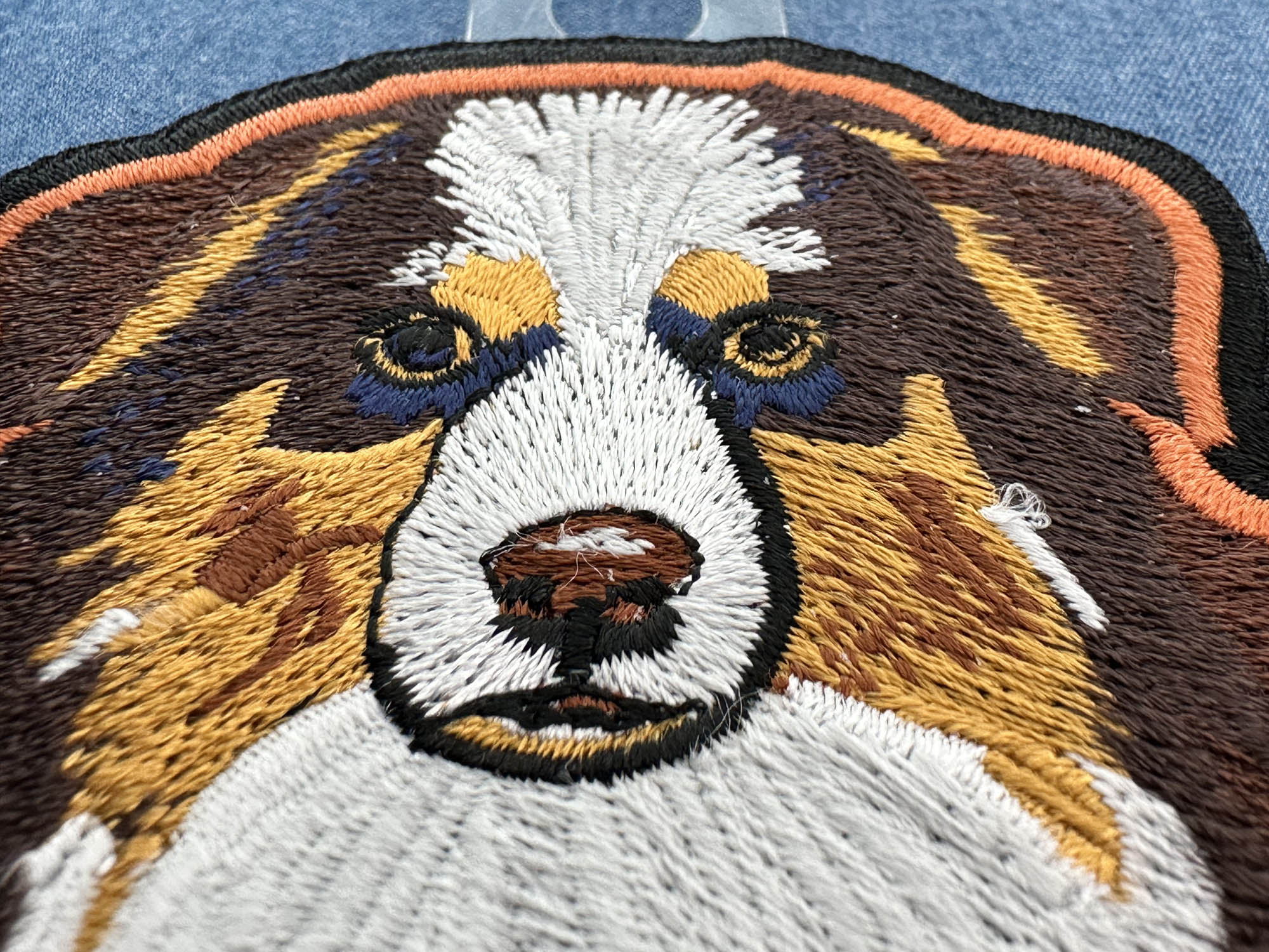 Australian Shepard Dog Iron on Patch by Ivamis Patches