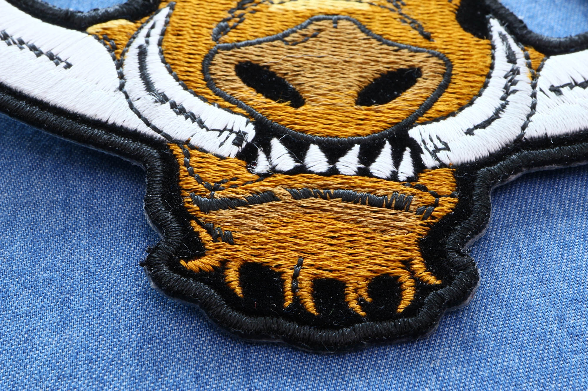 Wild Hog Patch, Biker Vest Patches, Sew or Iron on Patch by Ivamis Patches